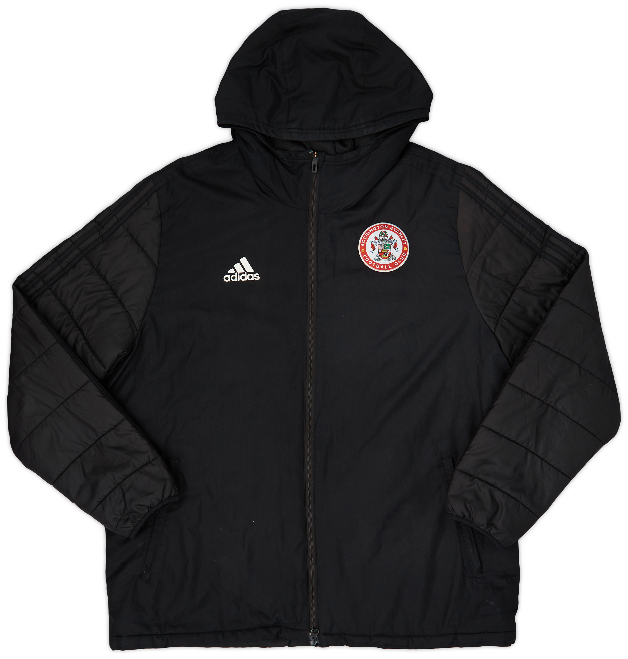 2019-20 Accrington Stanley adidas Bench Coat - 8/10 - (XL)