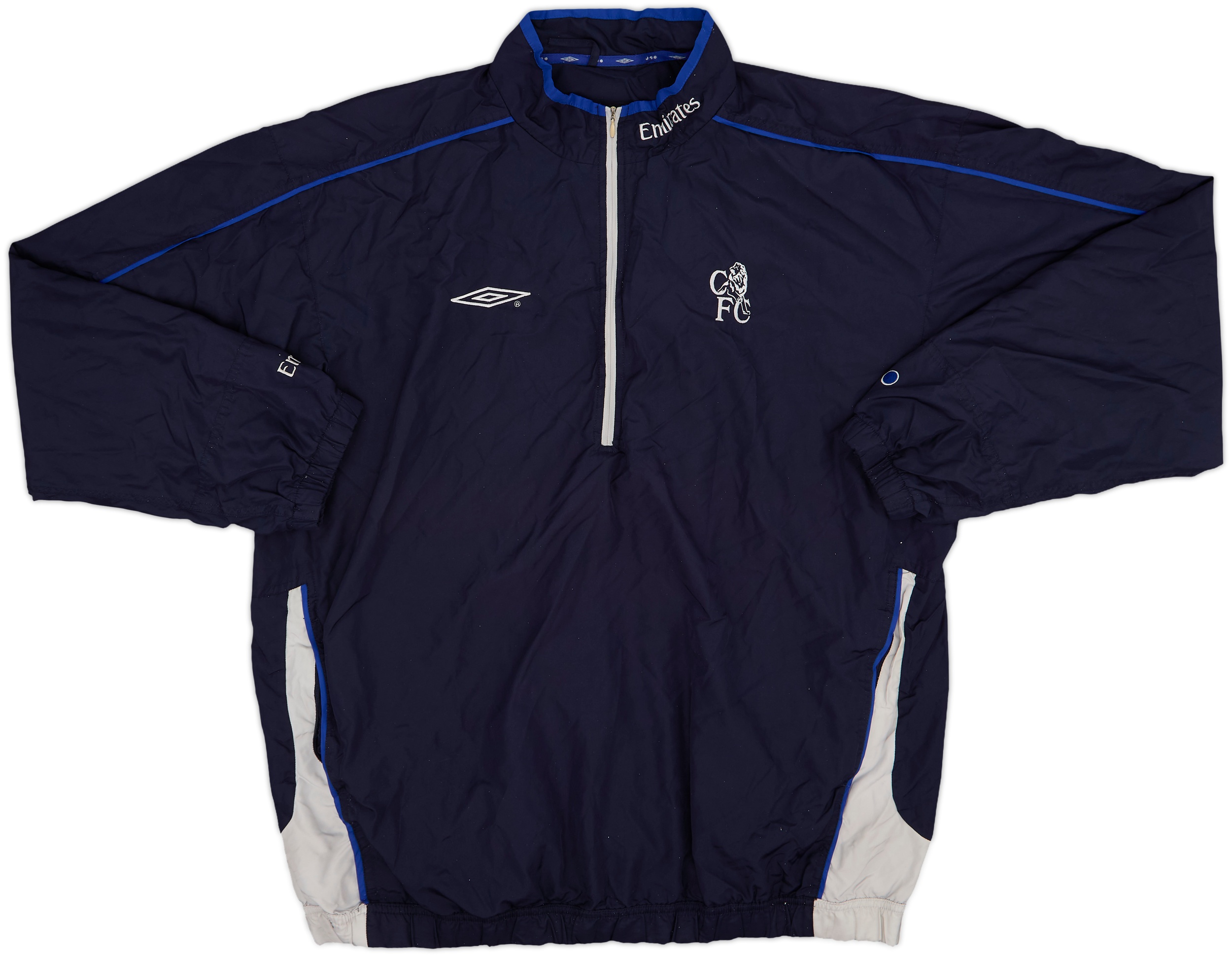 2002-03 Chelsea Umbro 1/2 Zip Track Jacket - 7/10 - (L)