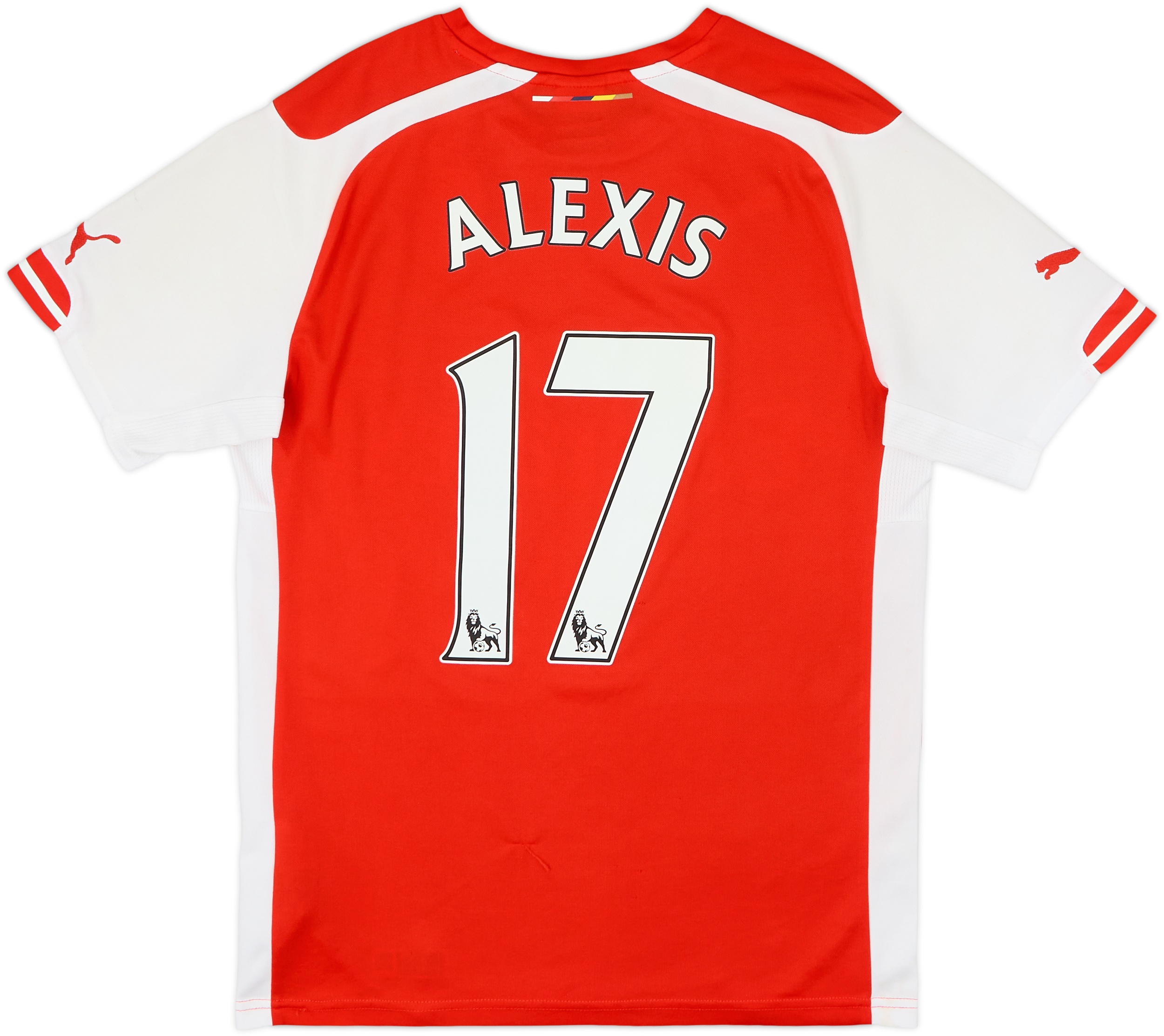 2014-15 Arsenal Home Shirt Alexis #17 - 5/10 - (S)