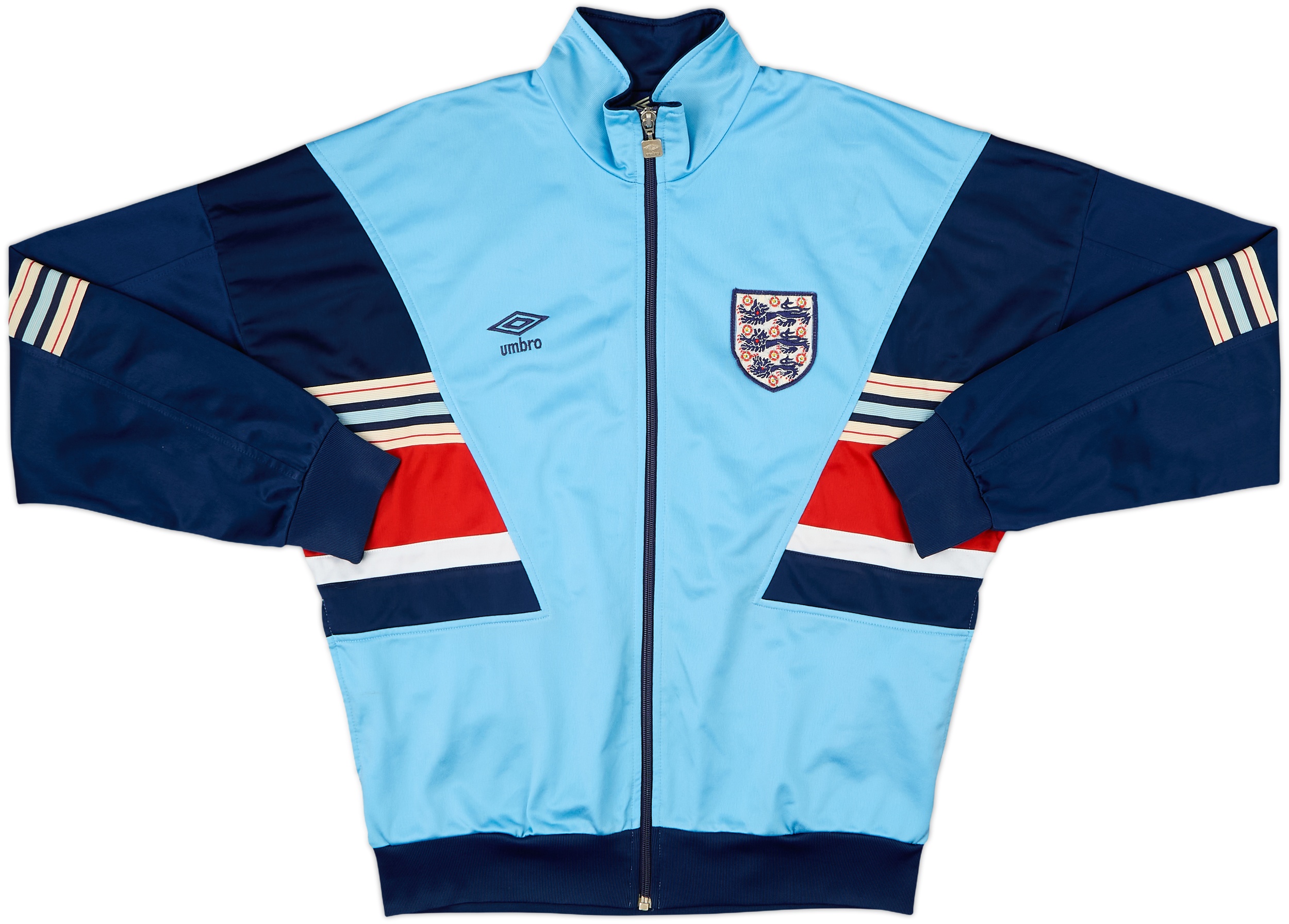 1988-90 England Umbro Track Jacket - 8/10 - (M)