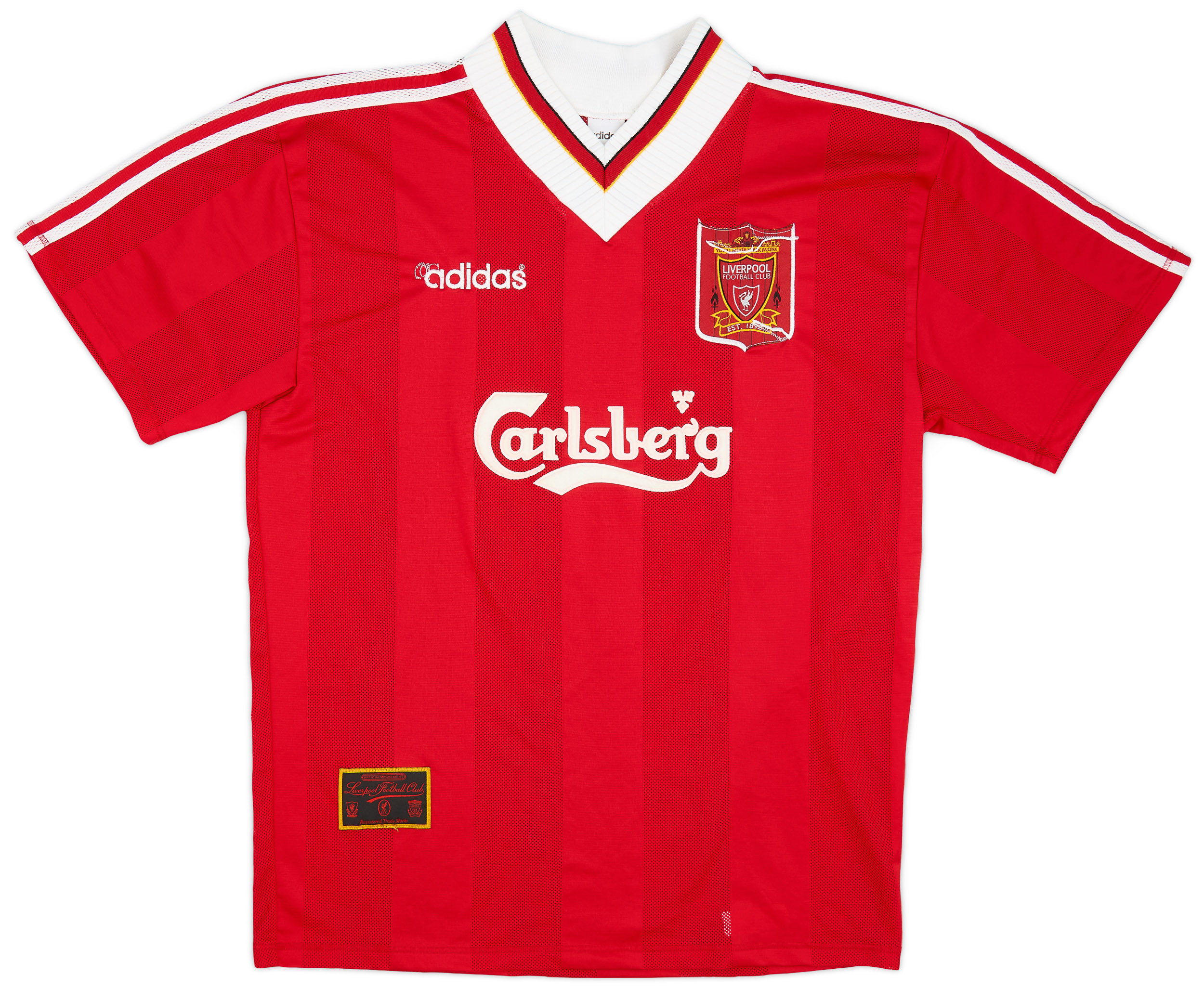 1995-96 Liverpool Home Shirt - 5/10 - (XL)
