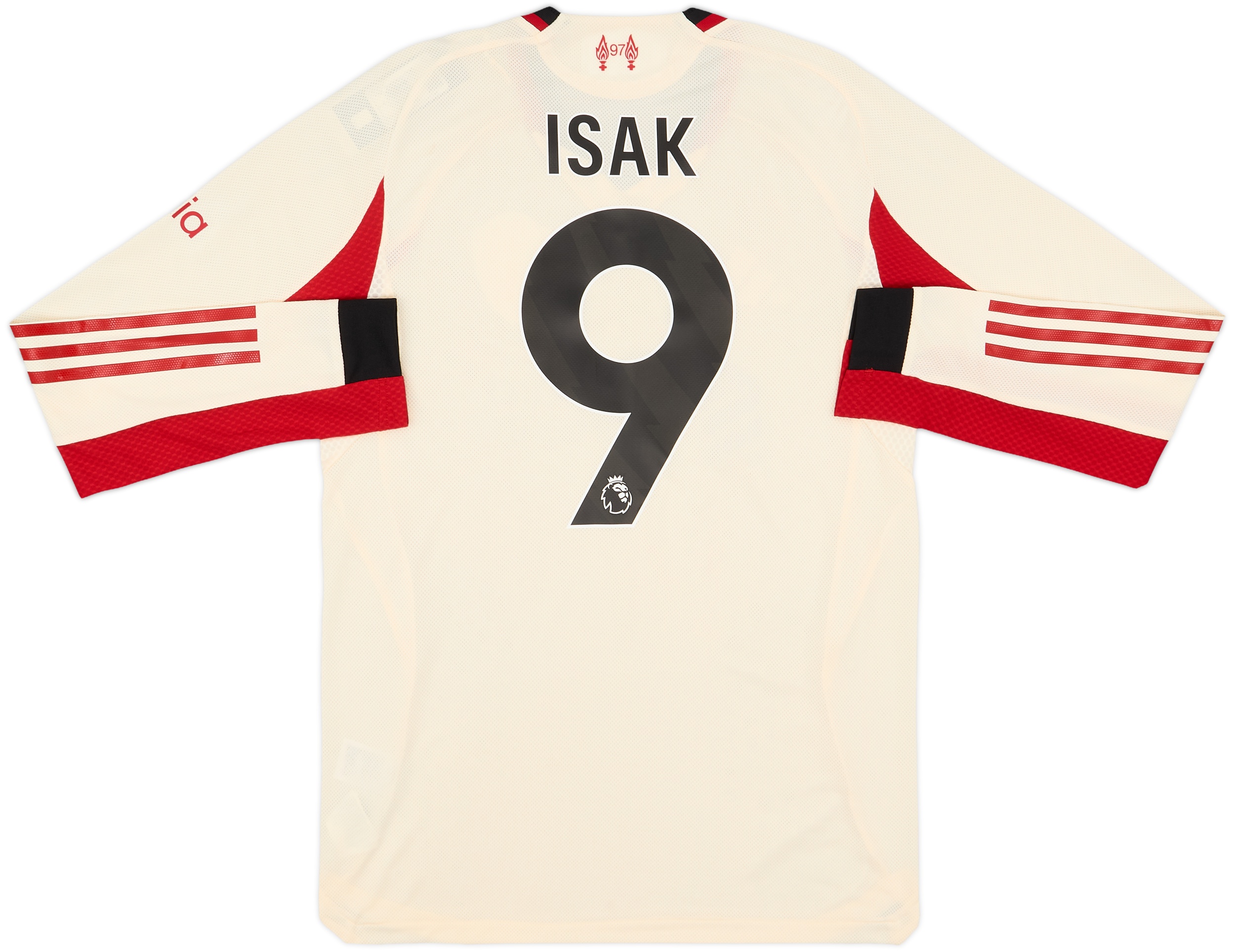 2025-26 Liverpool Authentic Away L/S Shirt Isak #9