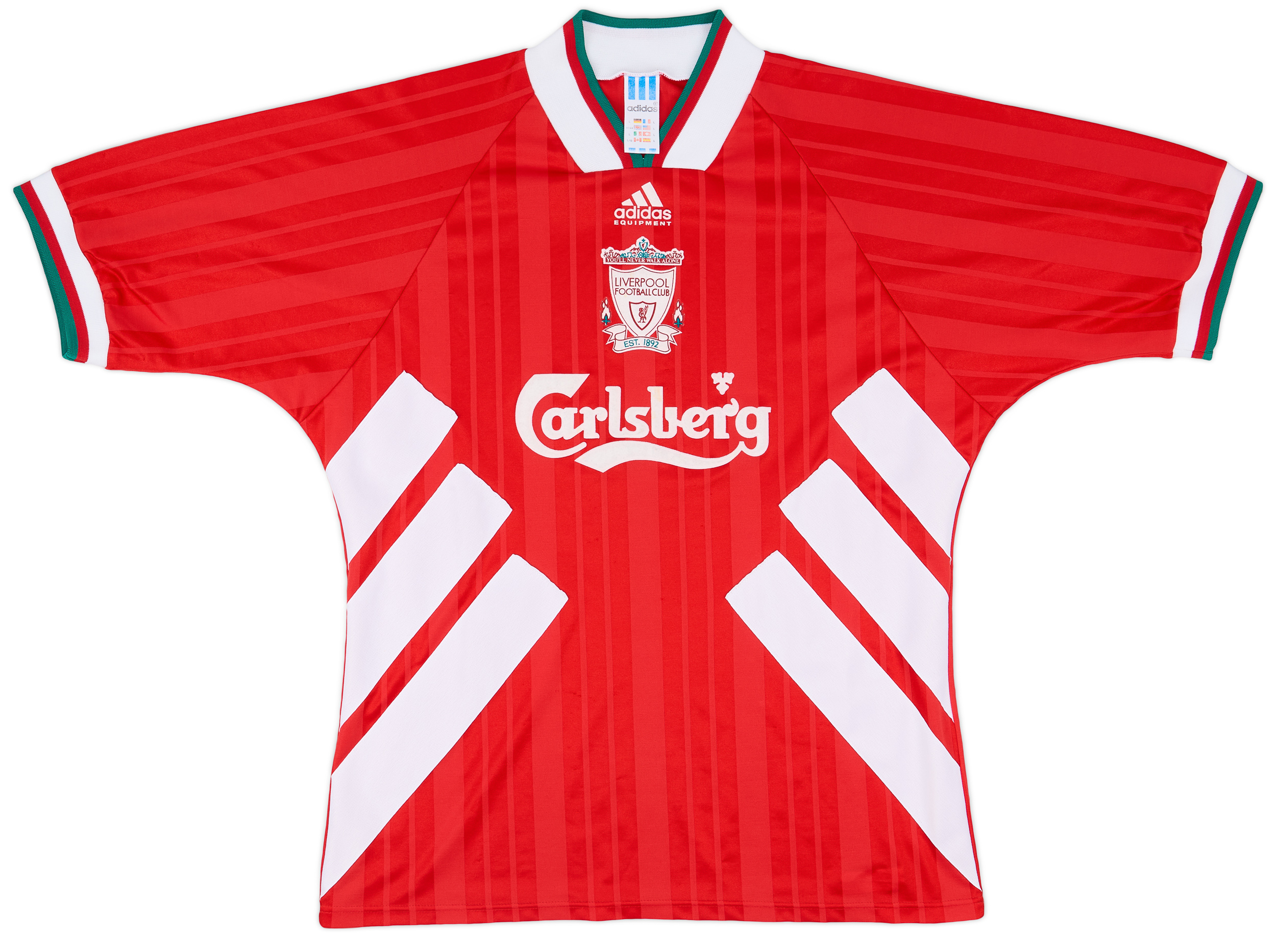 1993-95 Liverpool Home Shirt - 9/10 - (L)