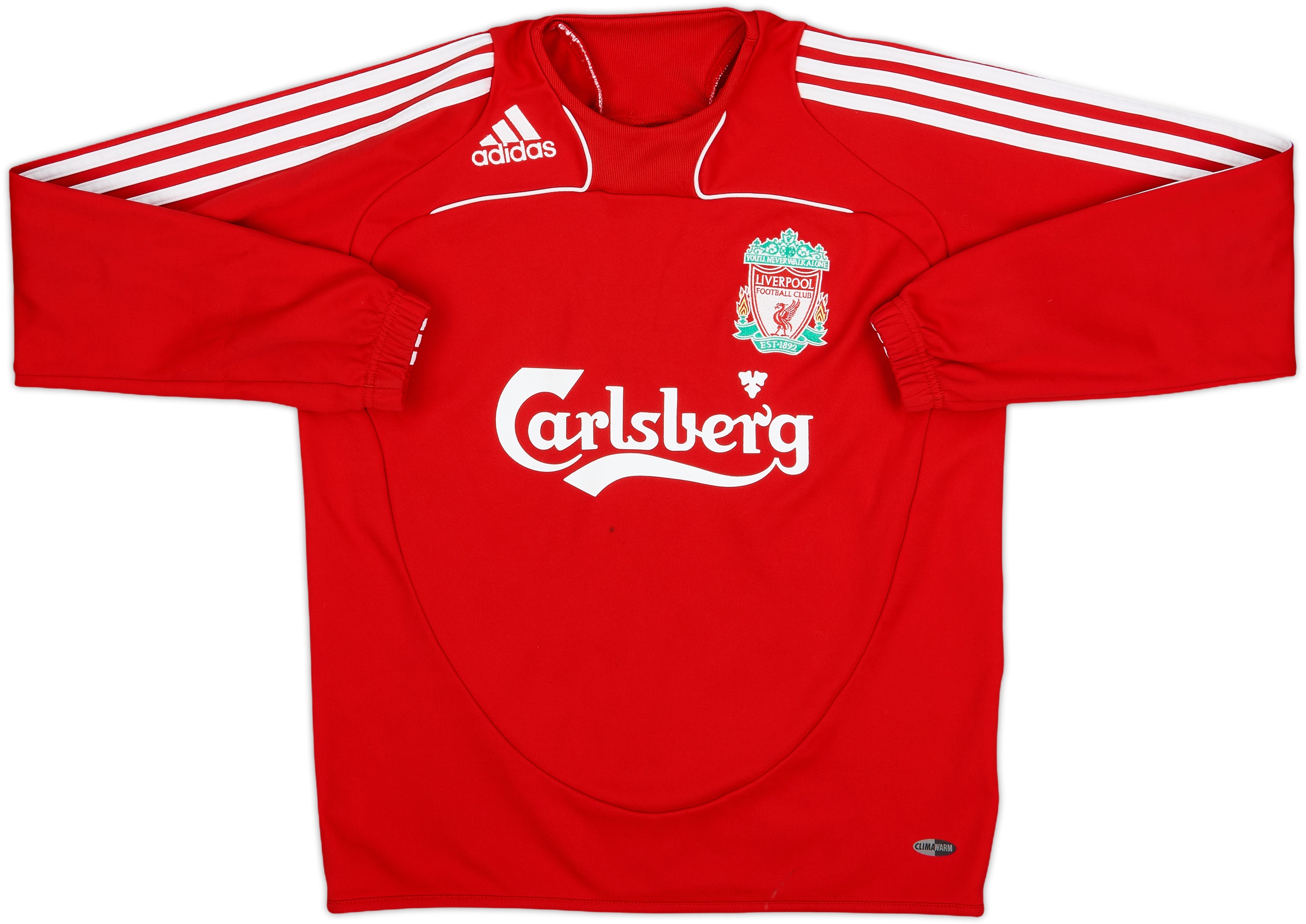 2008-09 Liverpool adidas Sweat Top - 7/10 - (L.Boys)