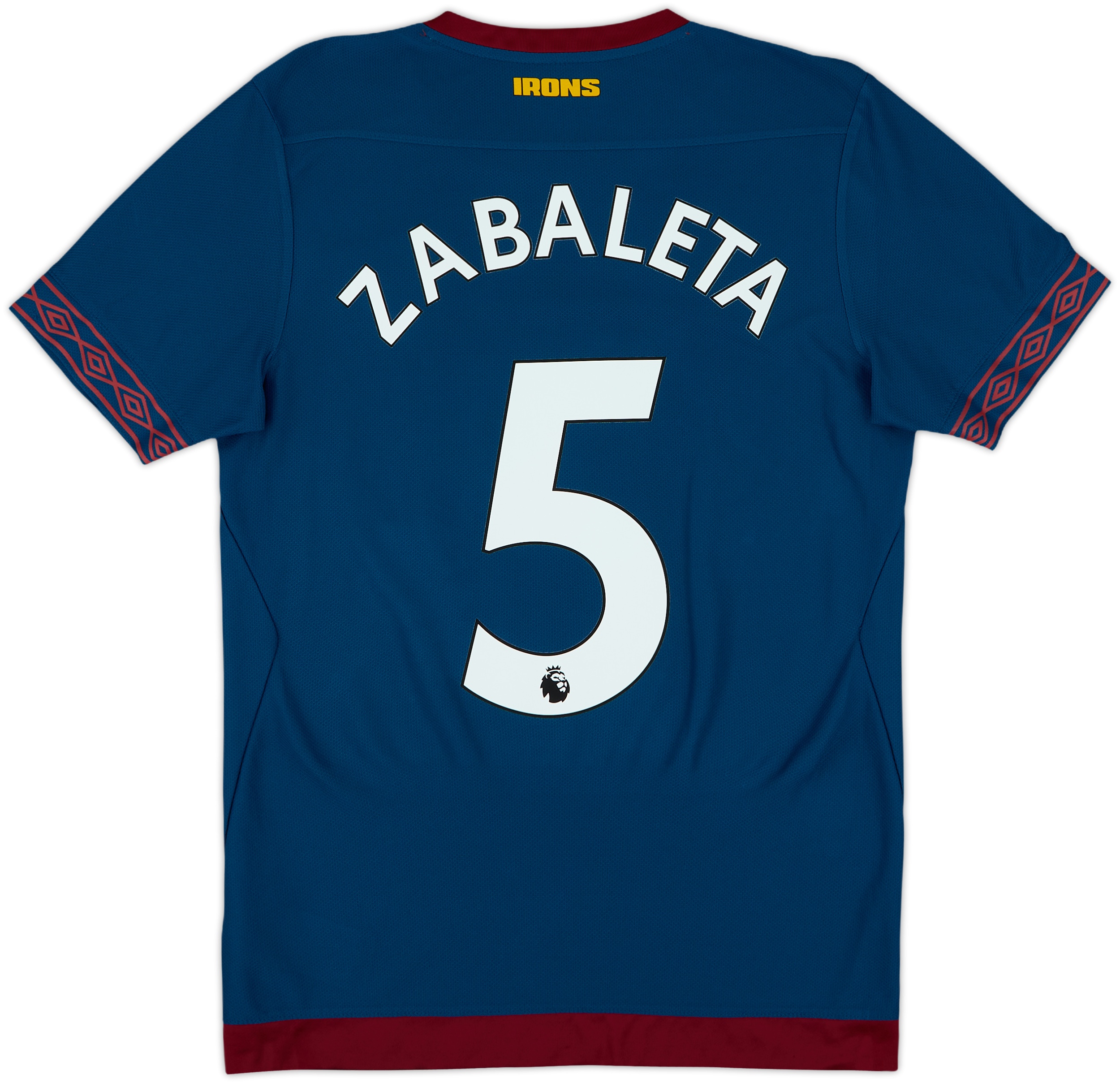 2018-19 West Ham Away Shirt Zabaleta #5 - 9/10 - (S)