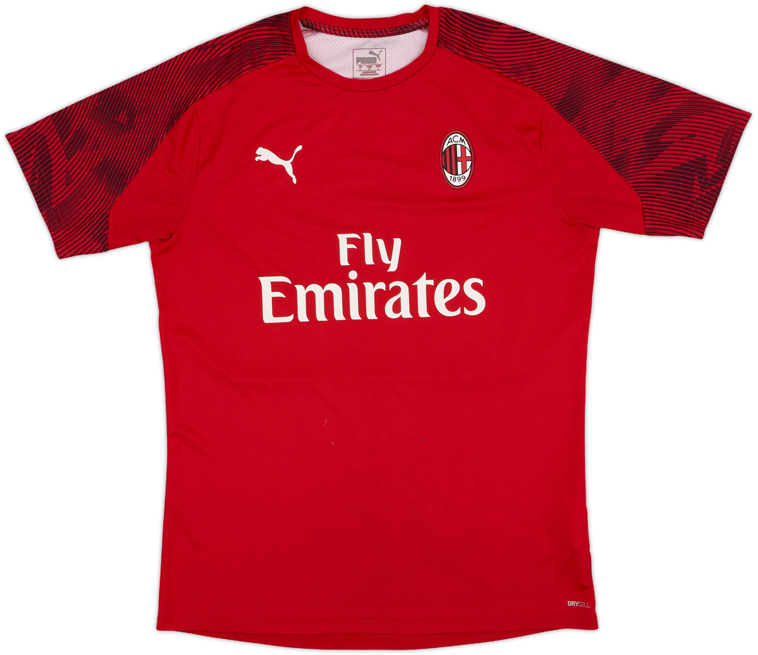 2018-19 AC Milan Puma Training Shirt - 7/10 - (L)
