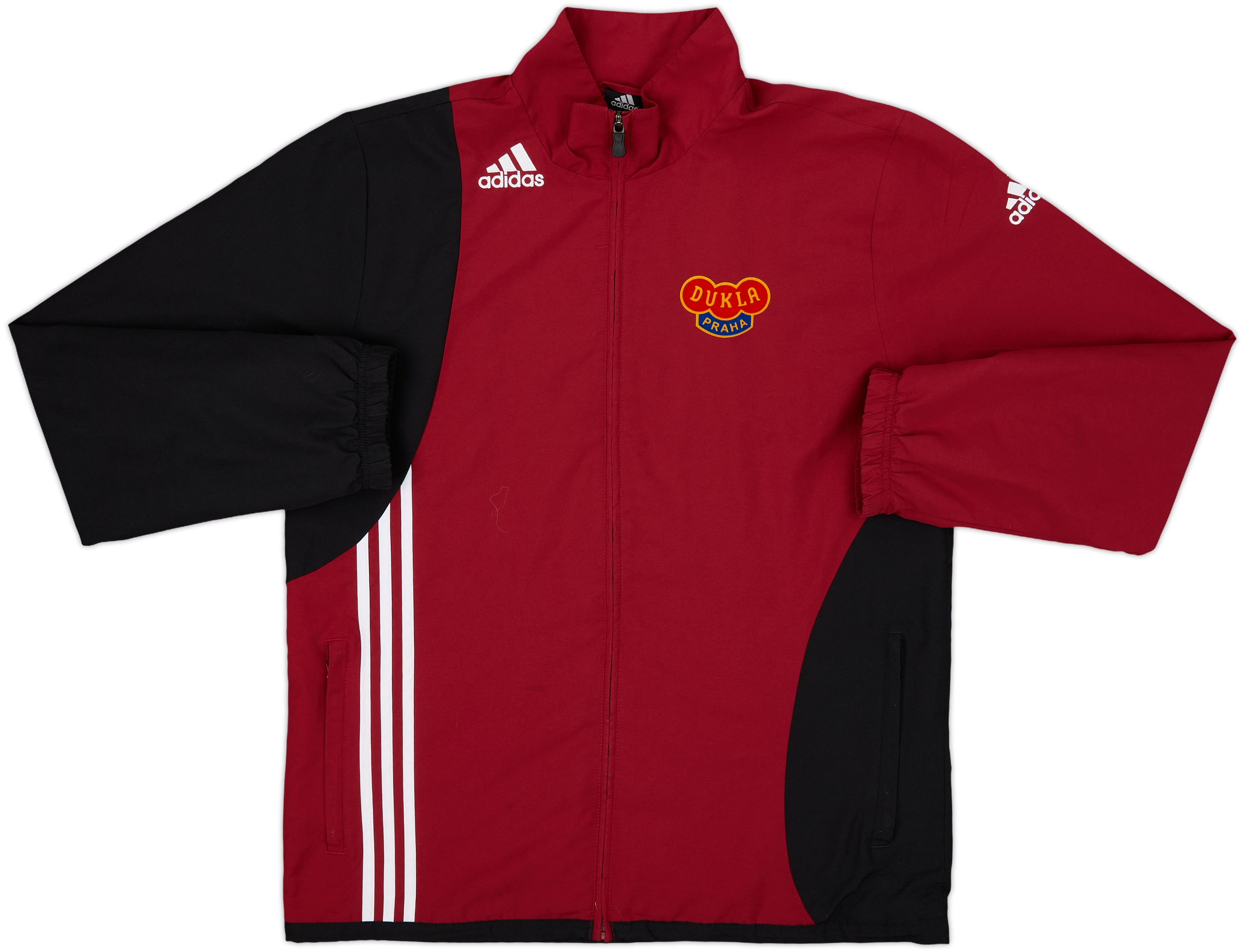 2009-10 Dukla Praha adidas Track Jacket - 9/10 - (L)