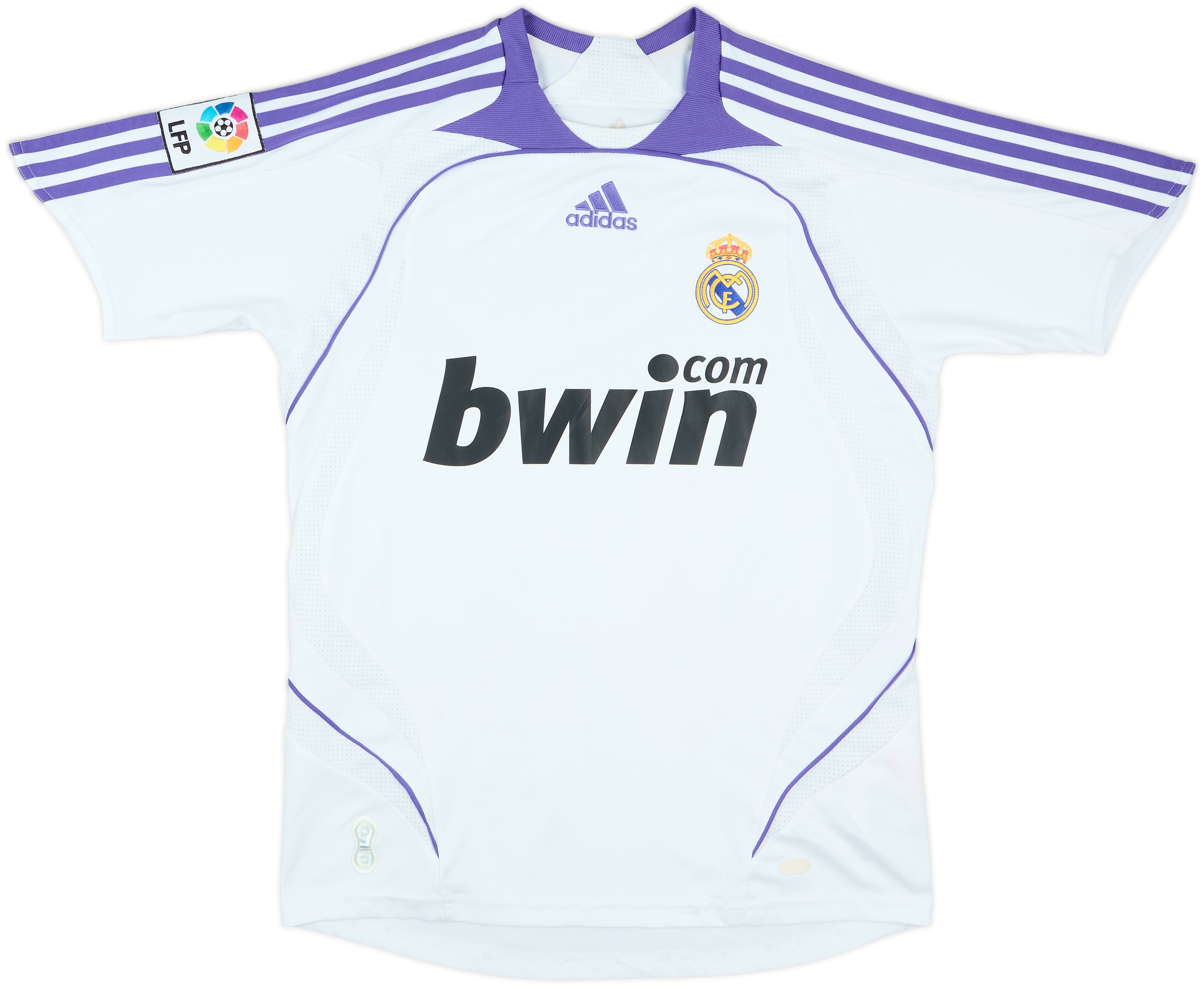 2007-08 Real Madrid Home Shirt - 6/10 - (L.Boys)