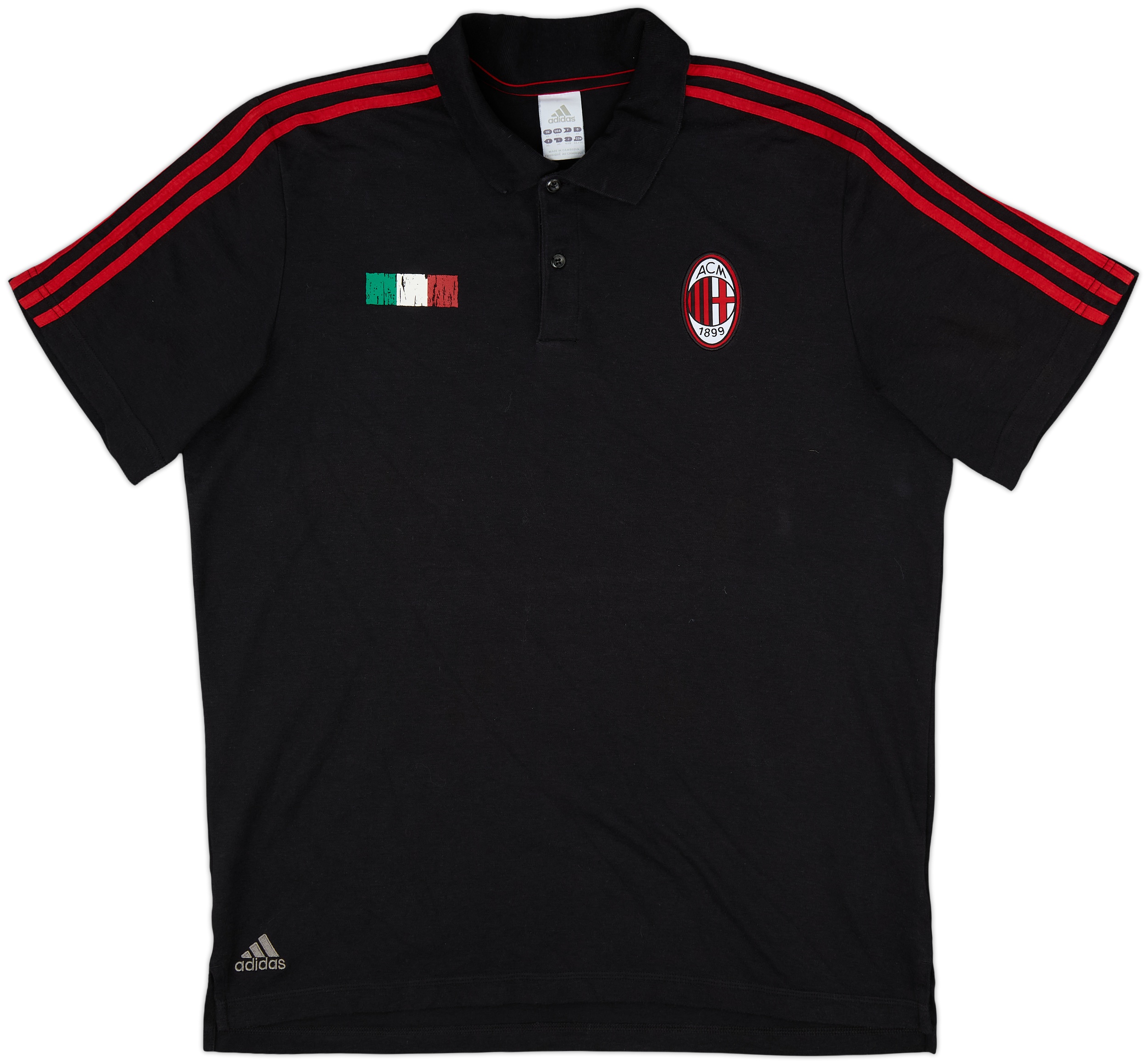 2012-13 AC Milan adidas Polo Shirt - 6/10 - (XL)
