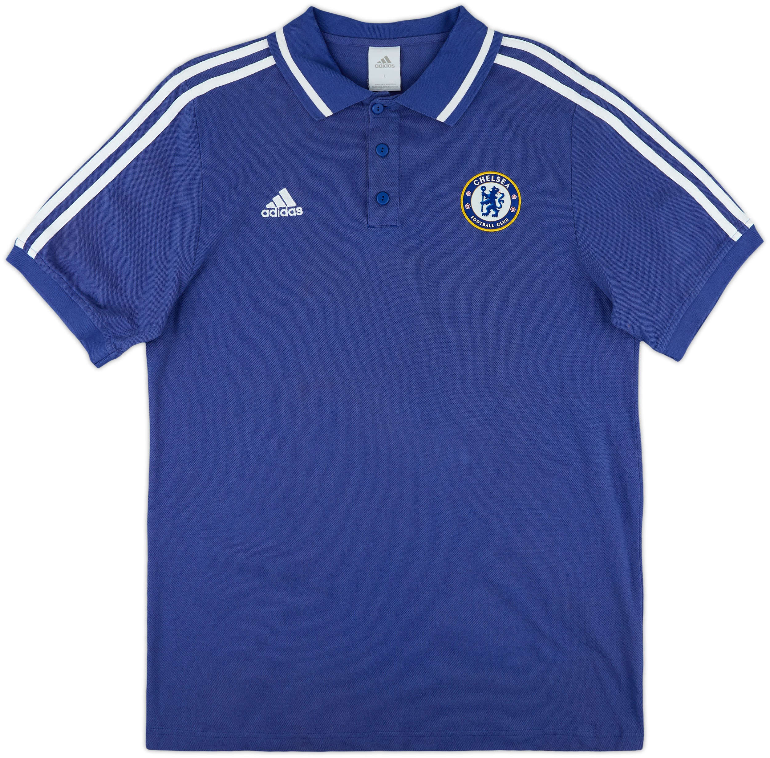 2010-11 Chelsea adidas Polo Shirt - 7/10 - (L)