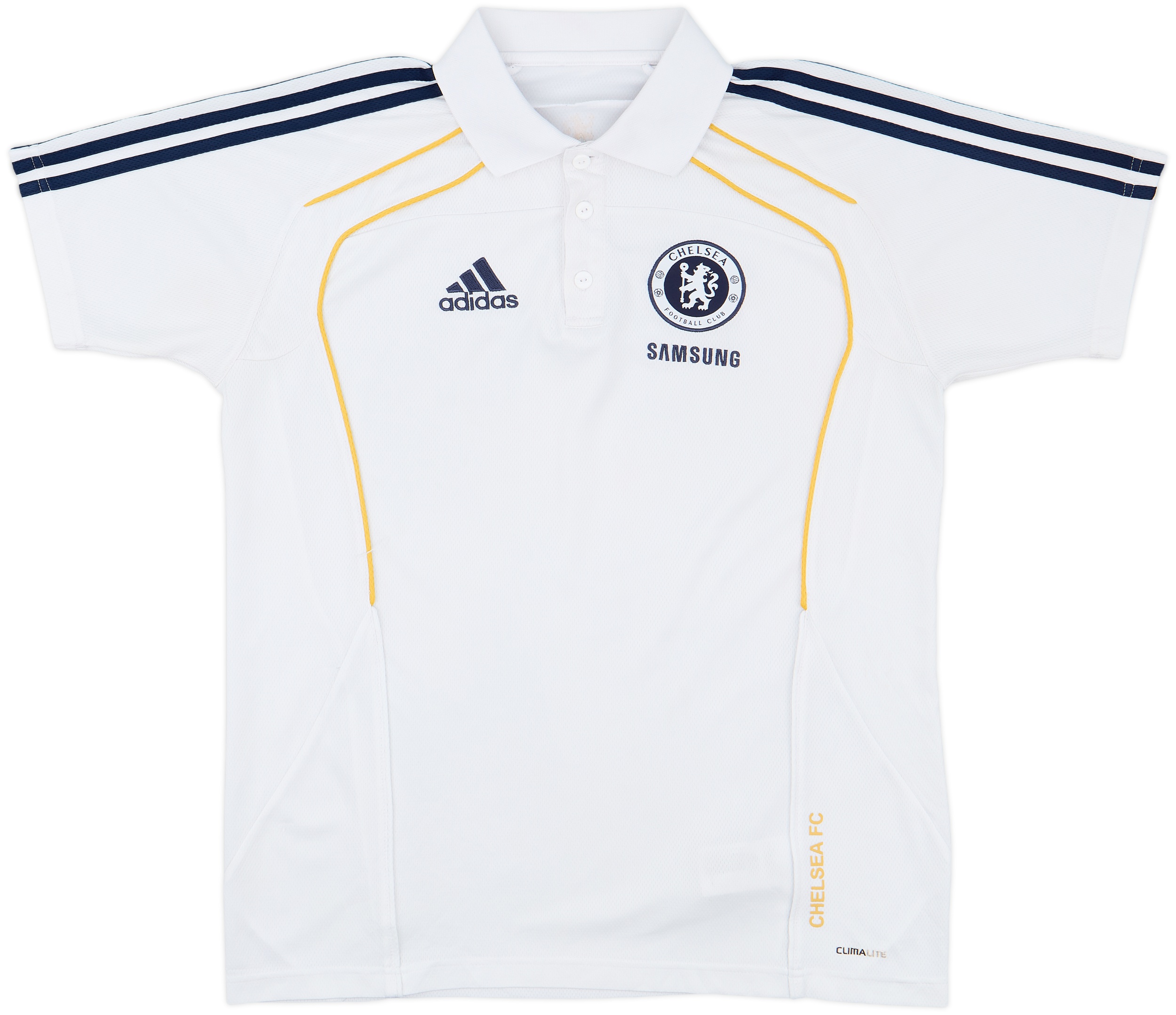 2010-11 Chelsea adidas Polo Shirt - 8/10 - (L)