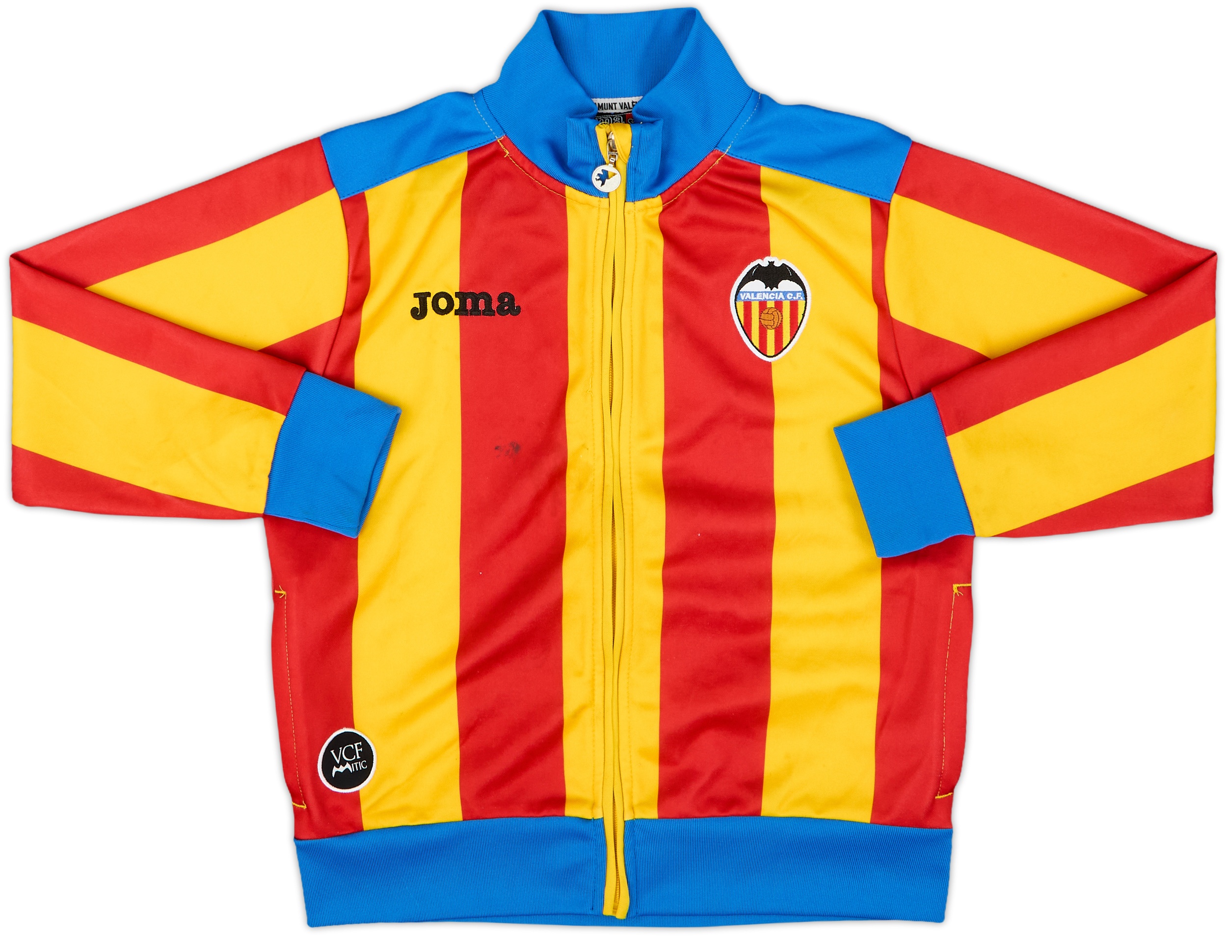 2011-12 Valencia Joma Track Jacket - 7/10 - (S.Boys)