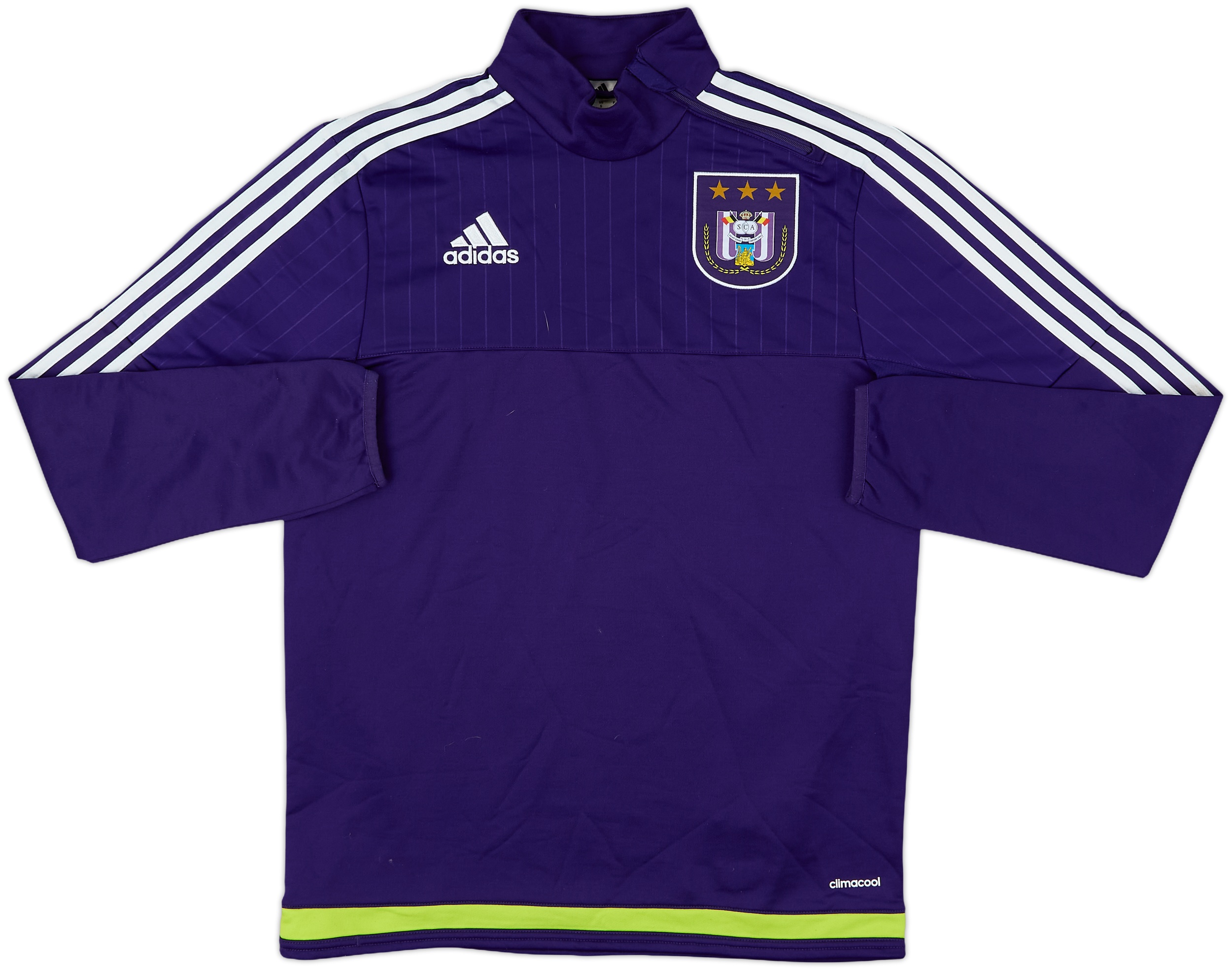 2014-15 Anderlecht adidas 1/4 Zip Drill Top - 7/10 - (S)
