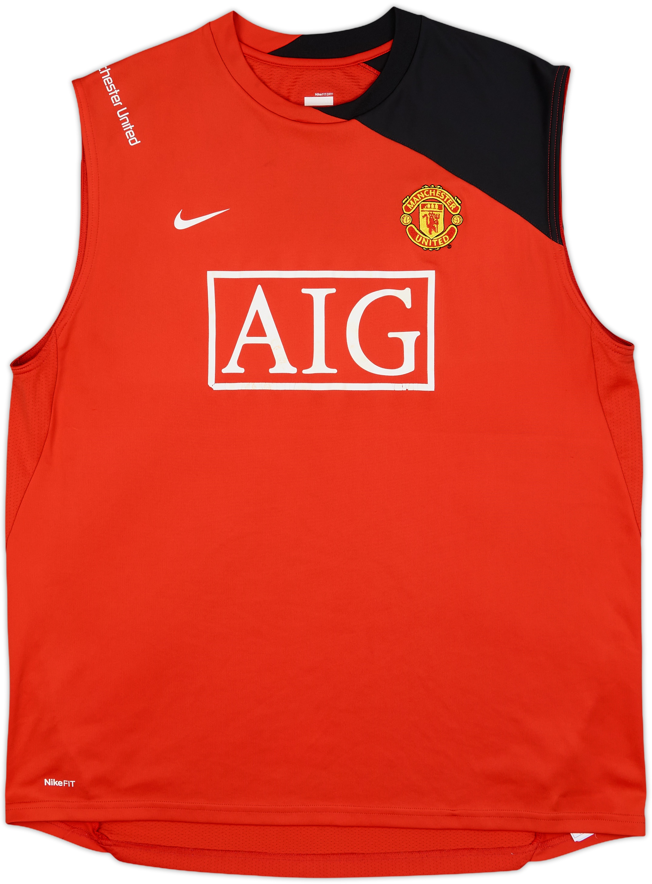 2008-09 Manchester United Nike Training Vest - 8/10 - (XL)