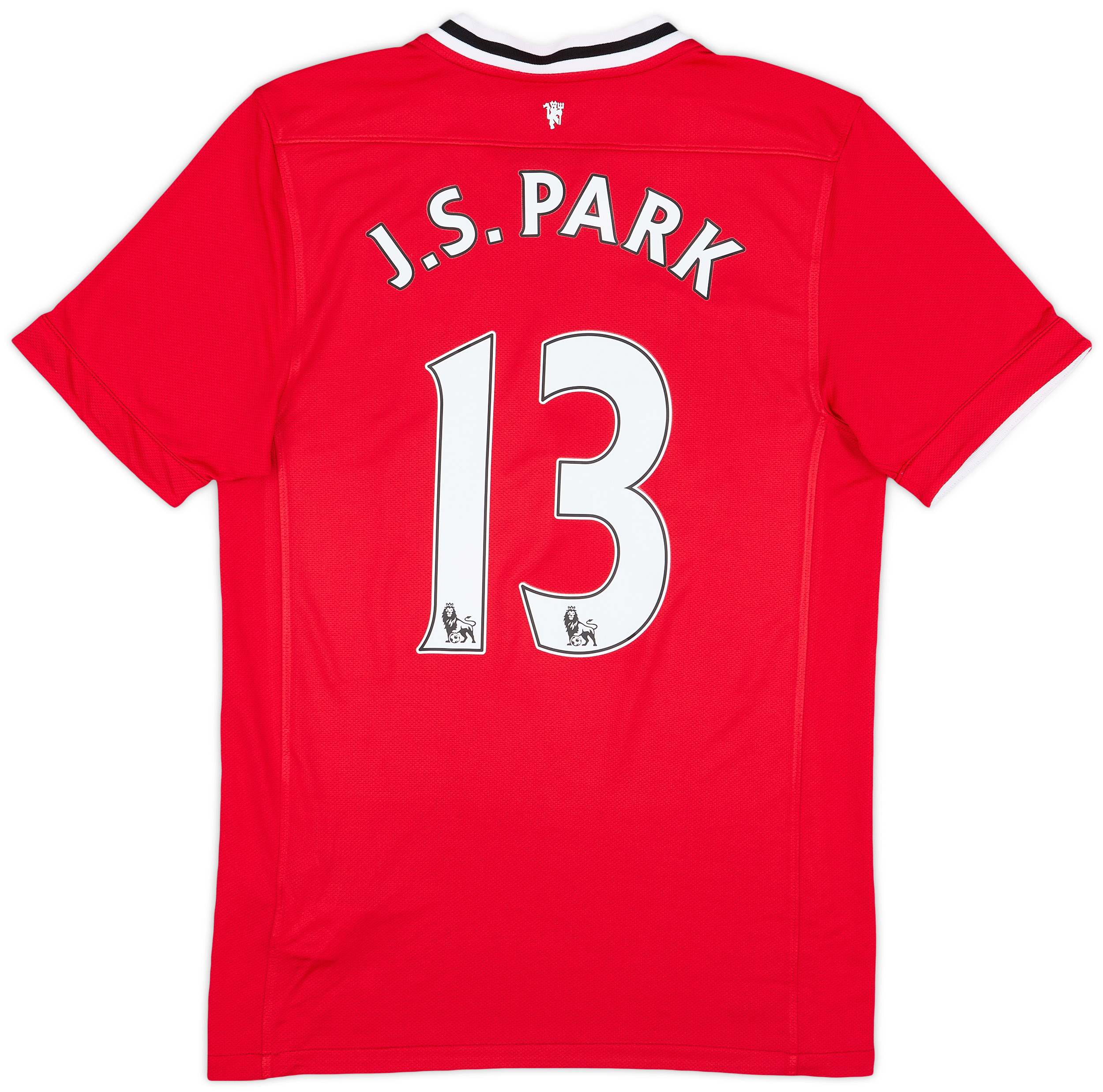 2011-12 Manchester United Home Shirt J.S. Park #13 - 8/10 - (S)