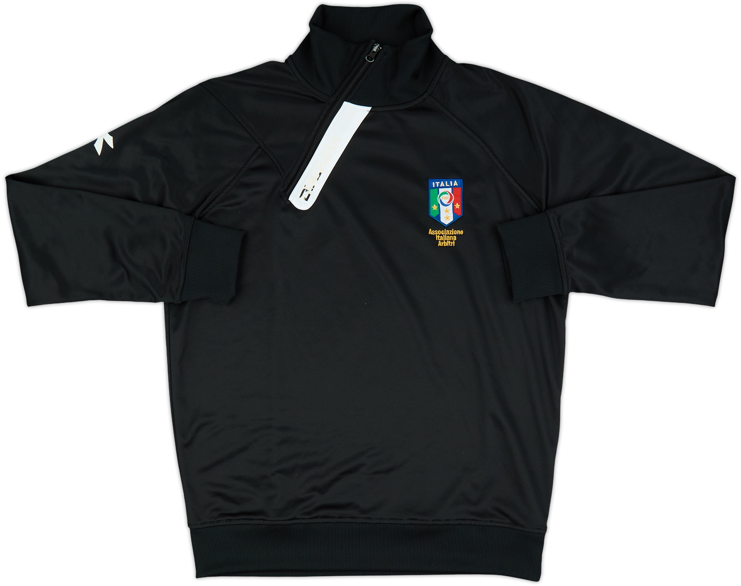 2010s Italy Diadora Referee 1/4 Zip Rain Jacket - 5/10 - (M)