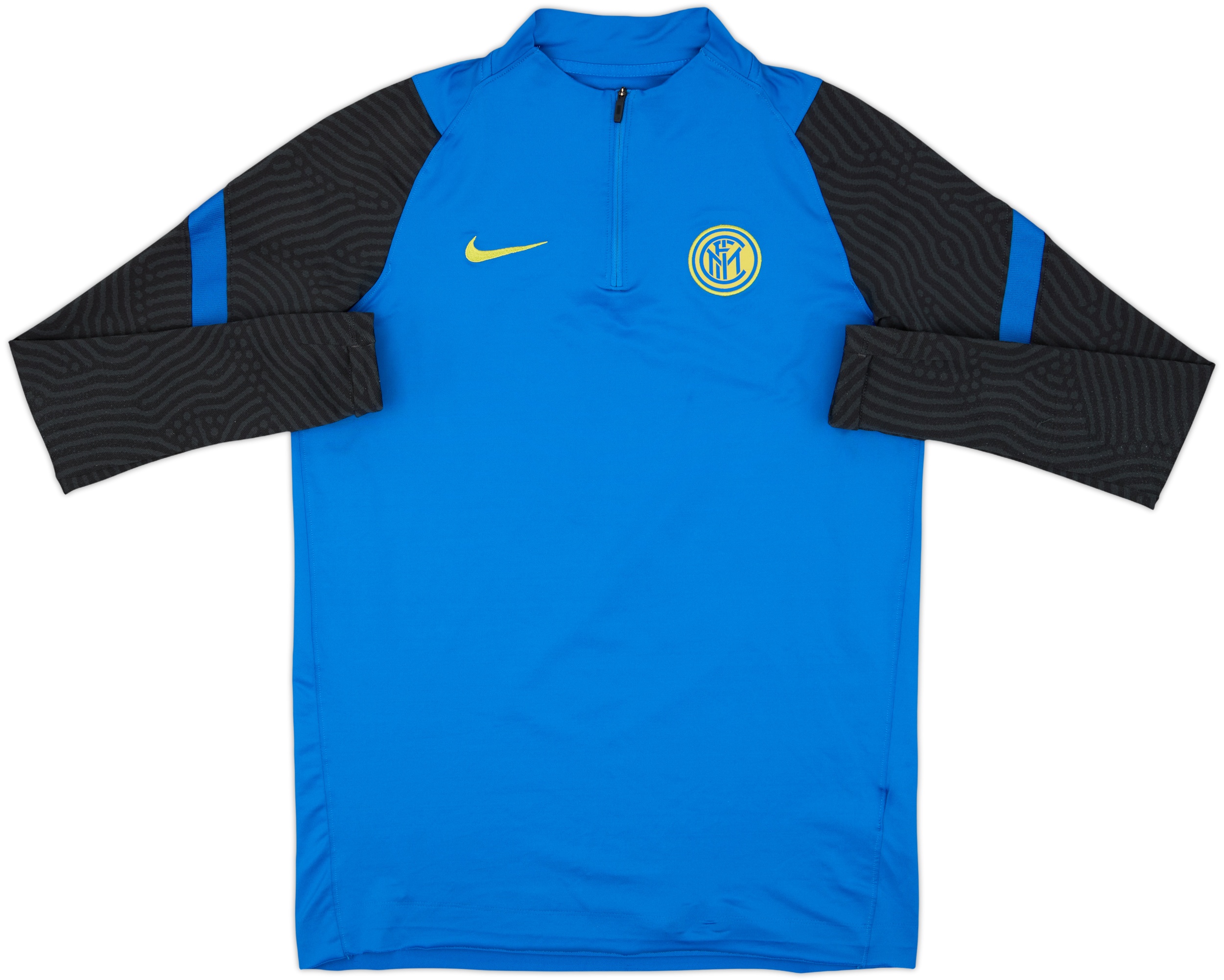 2020-21 Inter Milan Nike 1/4 Zip Drill Top - 9/10 - (M)