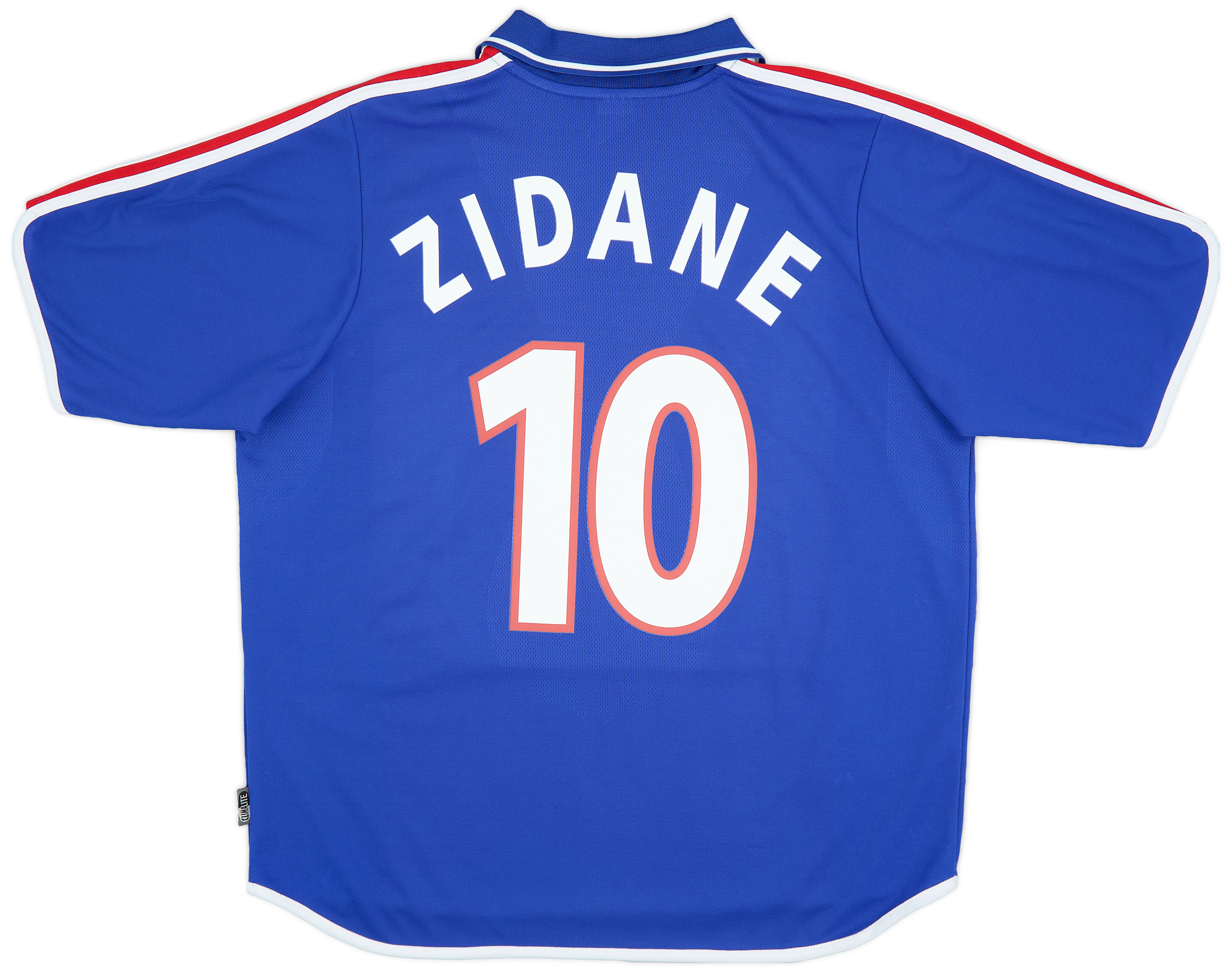 2000-02 France Home Shirt Zidane #10 - 9/10 - (XL)