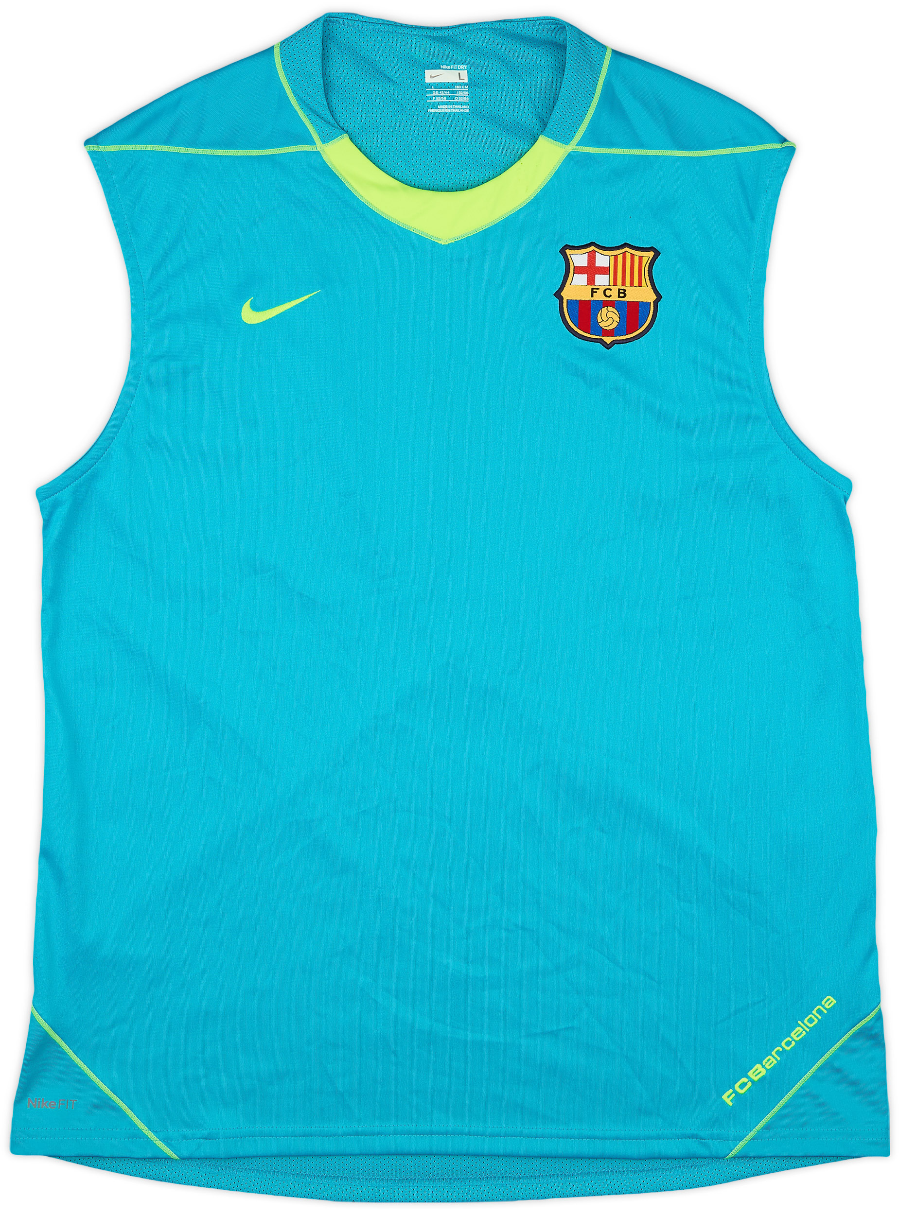 2007-08 Barcelona Nike Training Vest - 8/10 - (L)