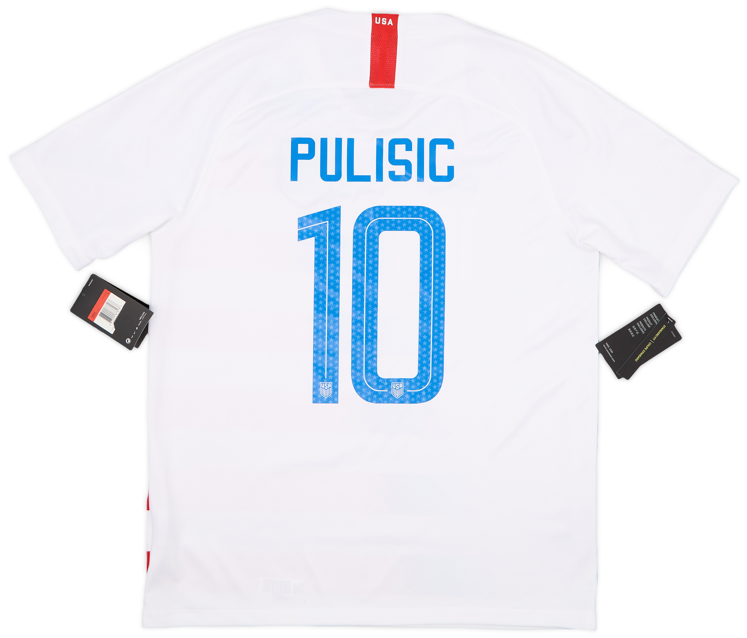 2018-20 USA Home Shirt Pulisic #10 (L)