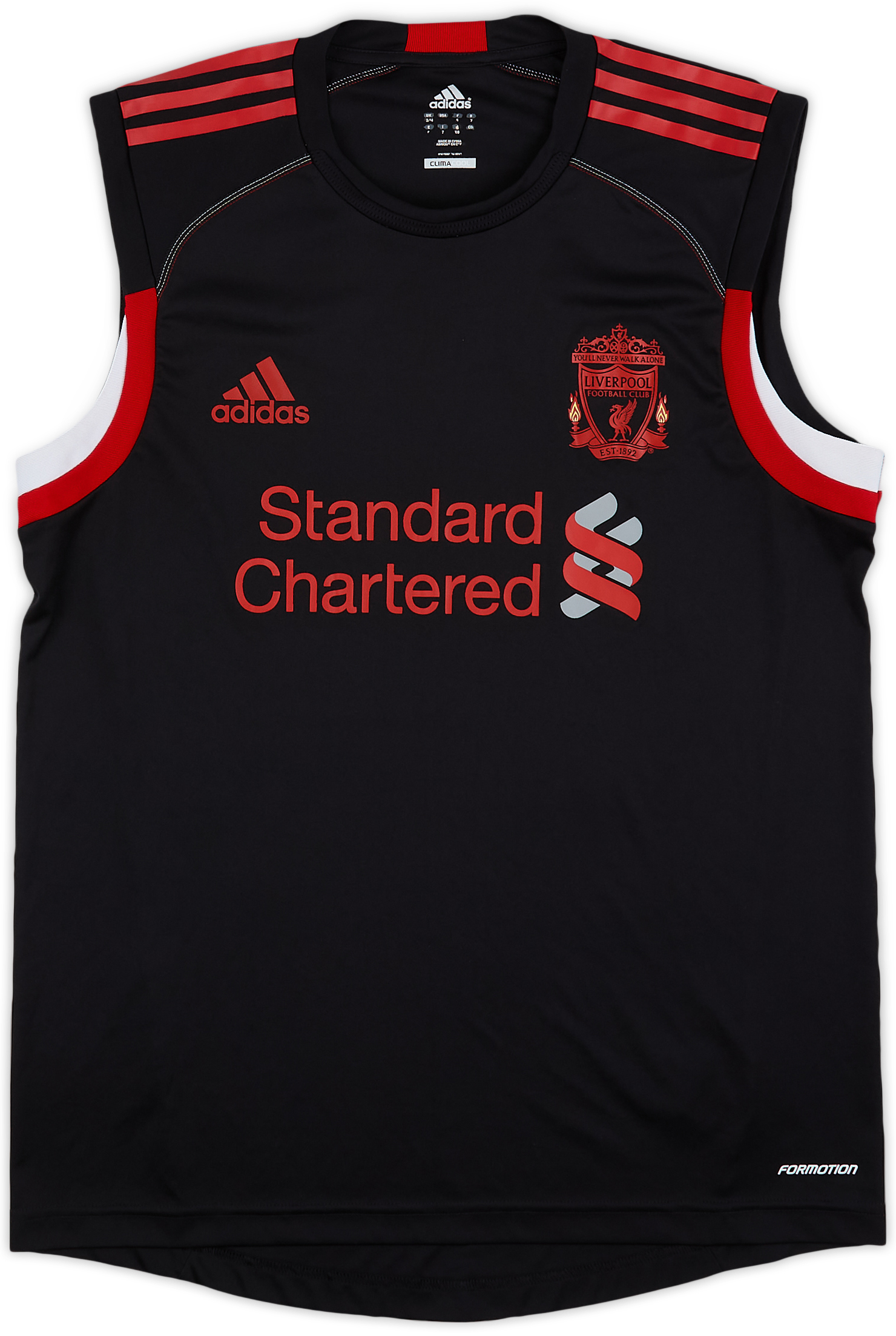 2010-11 Liverpool adidas Formotion Training Vest - 8/10 - (L)