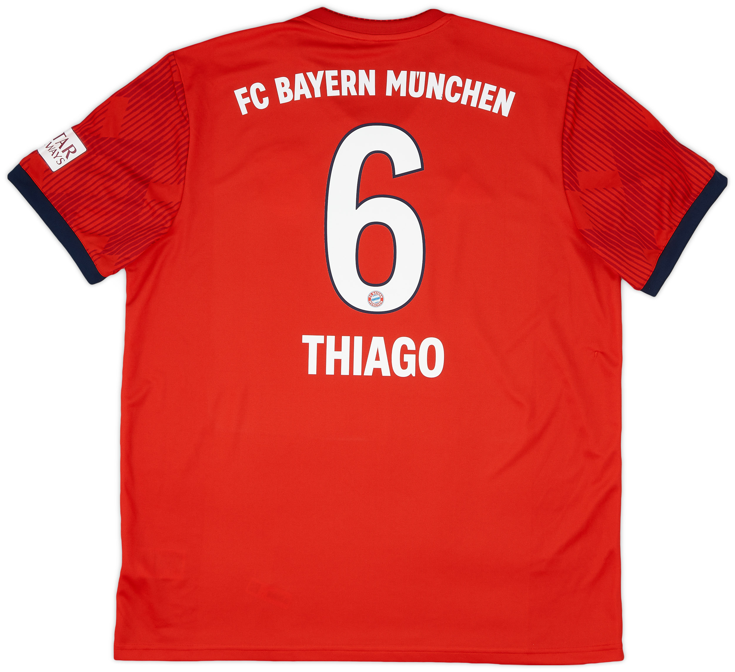 2018-19 Bayern Munich Home Shirt Thiago #6 - 9/10 - (XL)