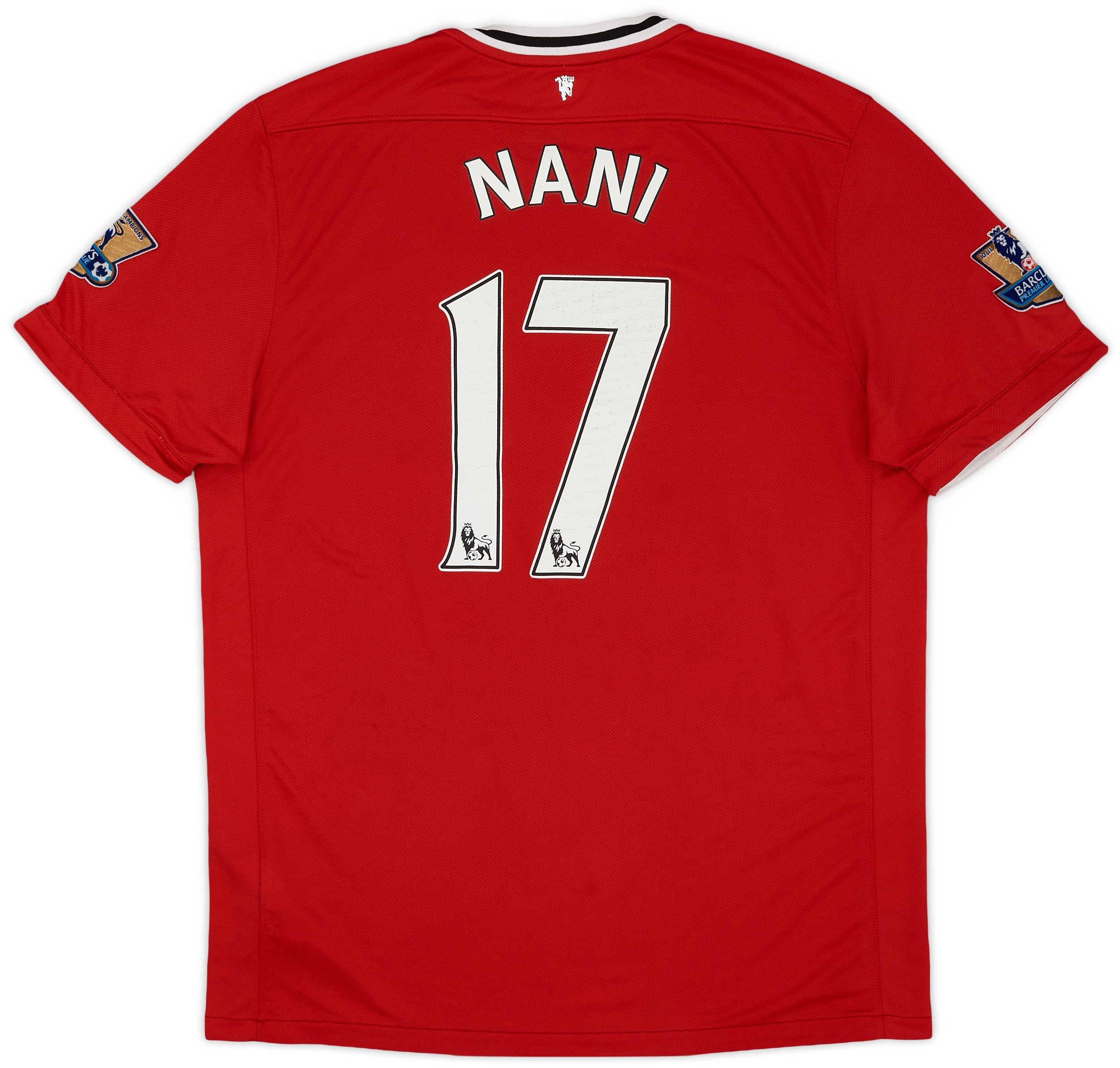 2011-12 Manchester United Home Shirt Nani #17 - 5/10 - (XL)