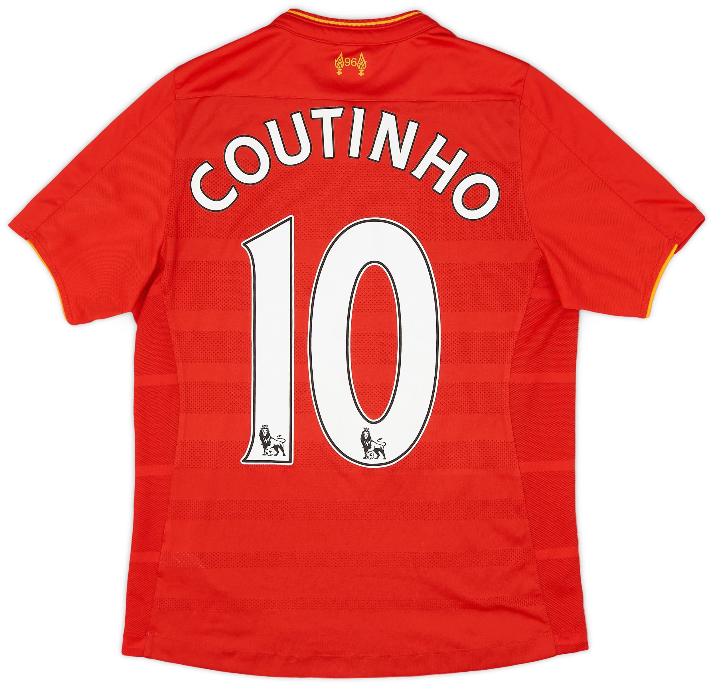 2016-17 Liverpool Home Shirt Coutinho #10 - 9/10 - (XL.Boys)