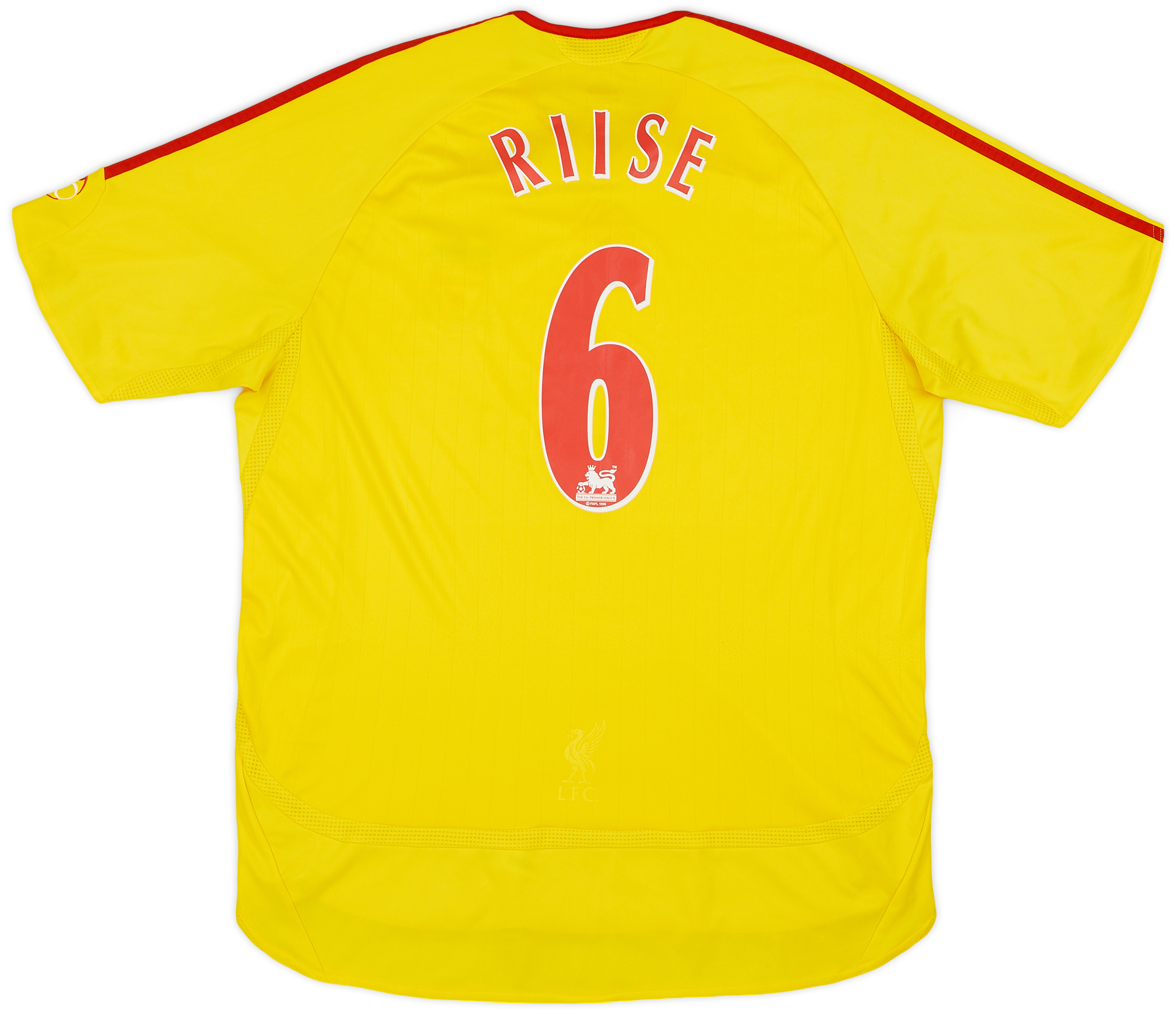 2006-07 Liverpool Away Shirt Riise #6 - 8/10 - (XL)