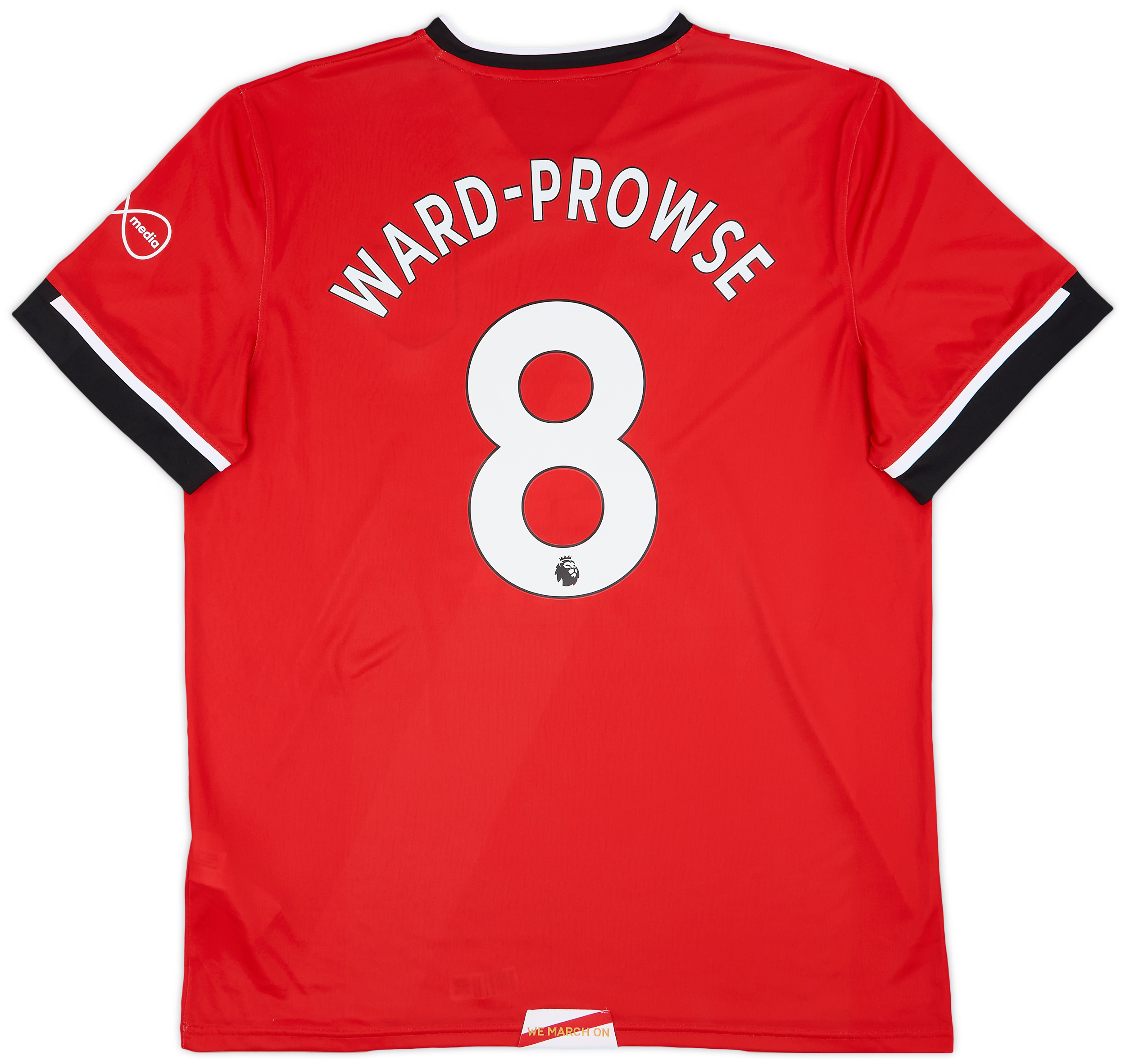2020-21 Southampton Home Shirt Ward-Prowse #8 - 9/10 - (XL)