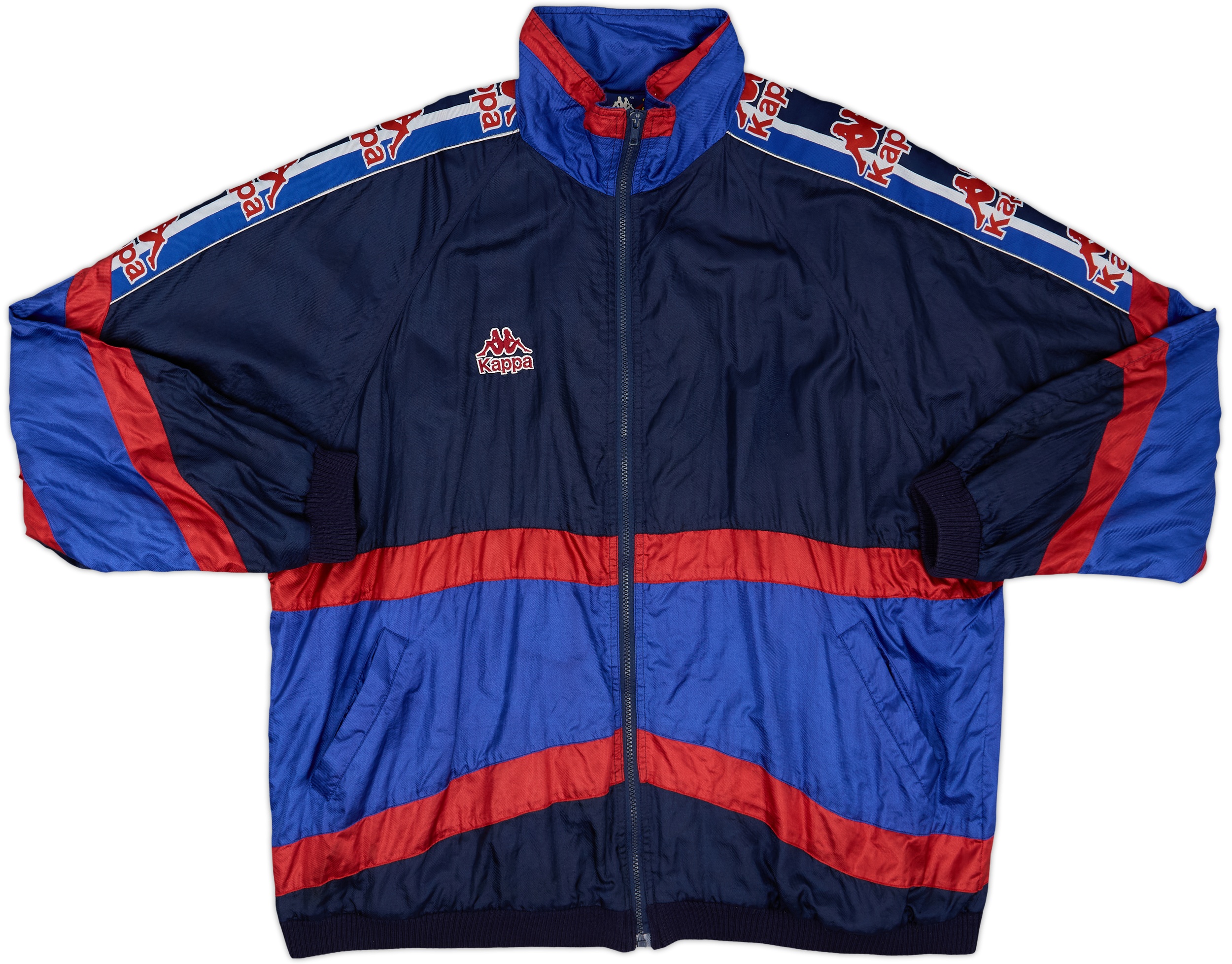 1995-97 Barcelona Kappa Track Jacket - 8/10 - (XL)