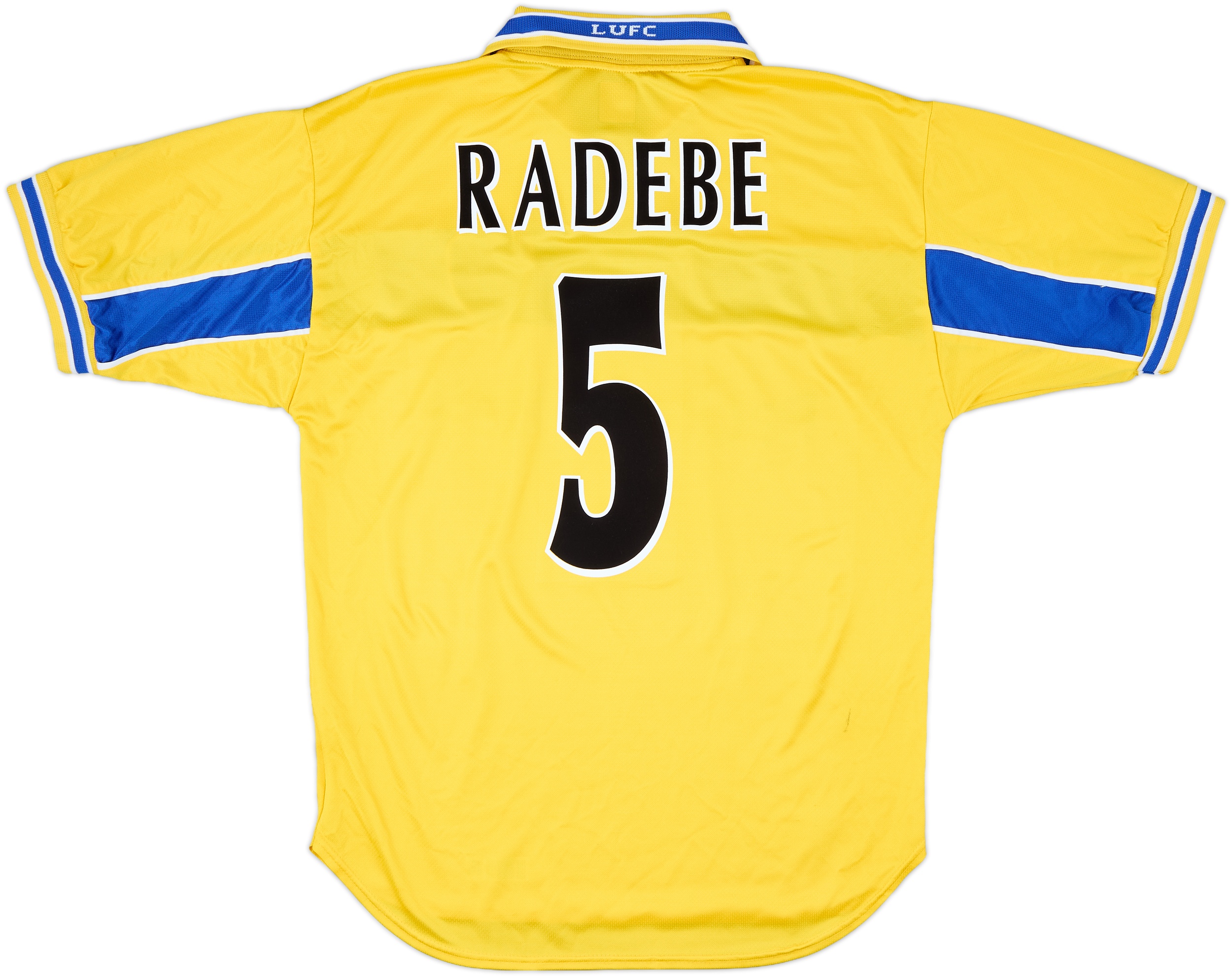 1999-00 Leeds United Third Shirt Radebe #5 - 7/10 - (M)