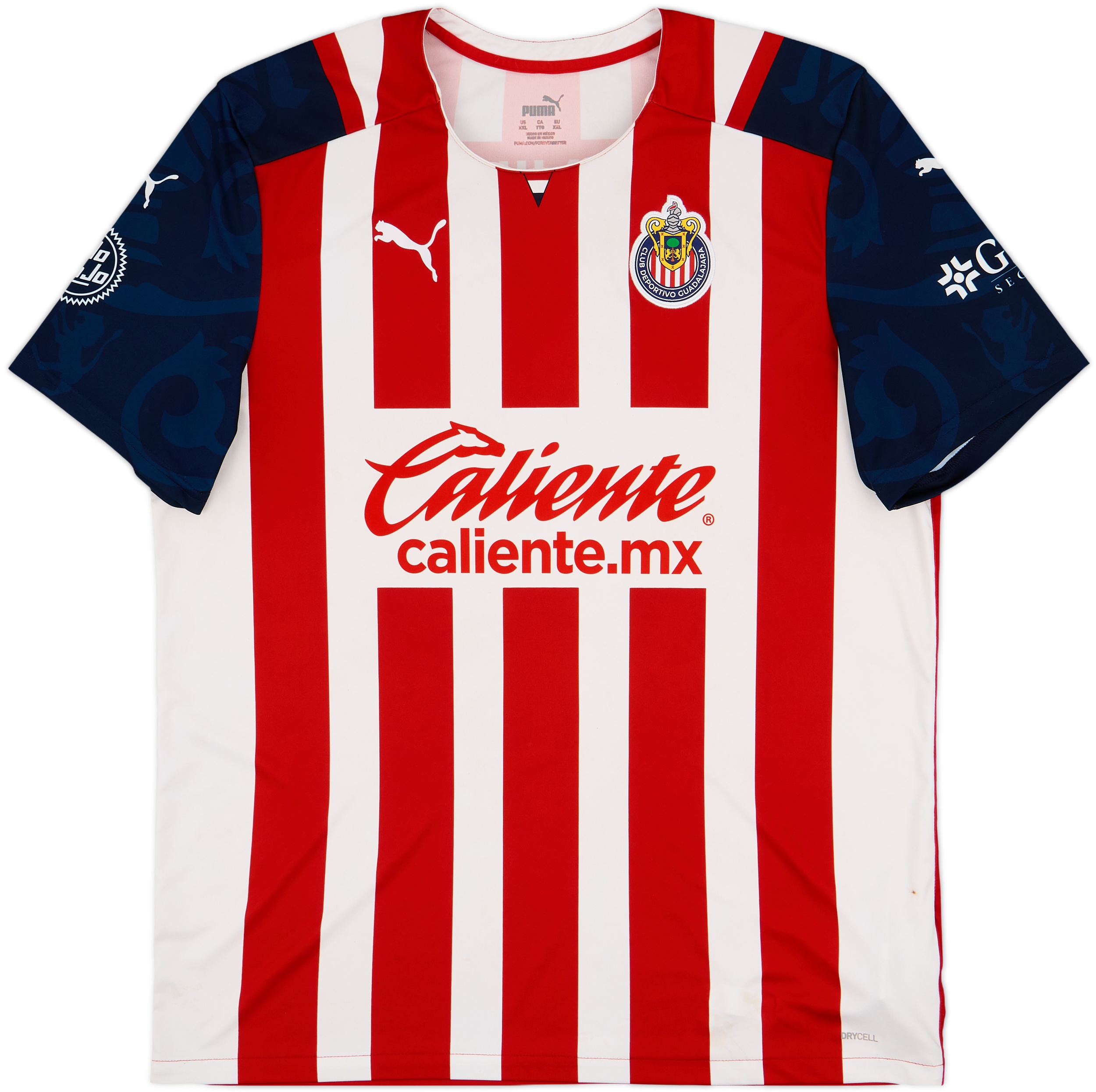 2021-22 Chivas Guadalajara Home Shirt - 9/10 - (XXL)