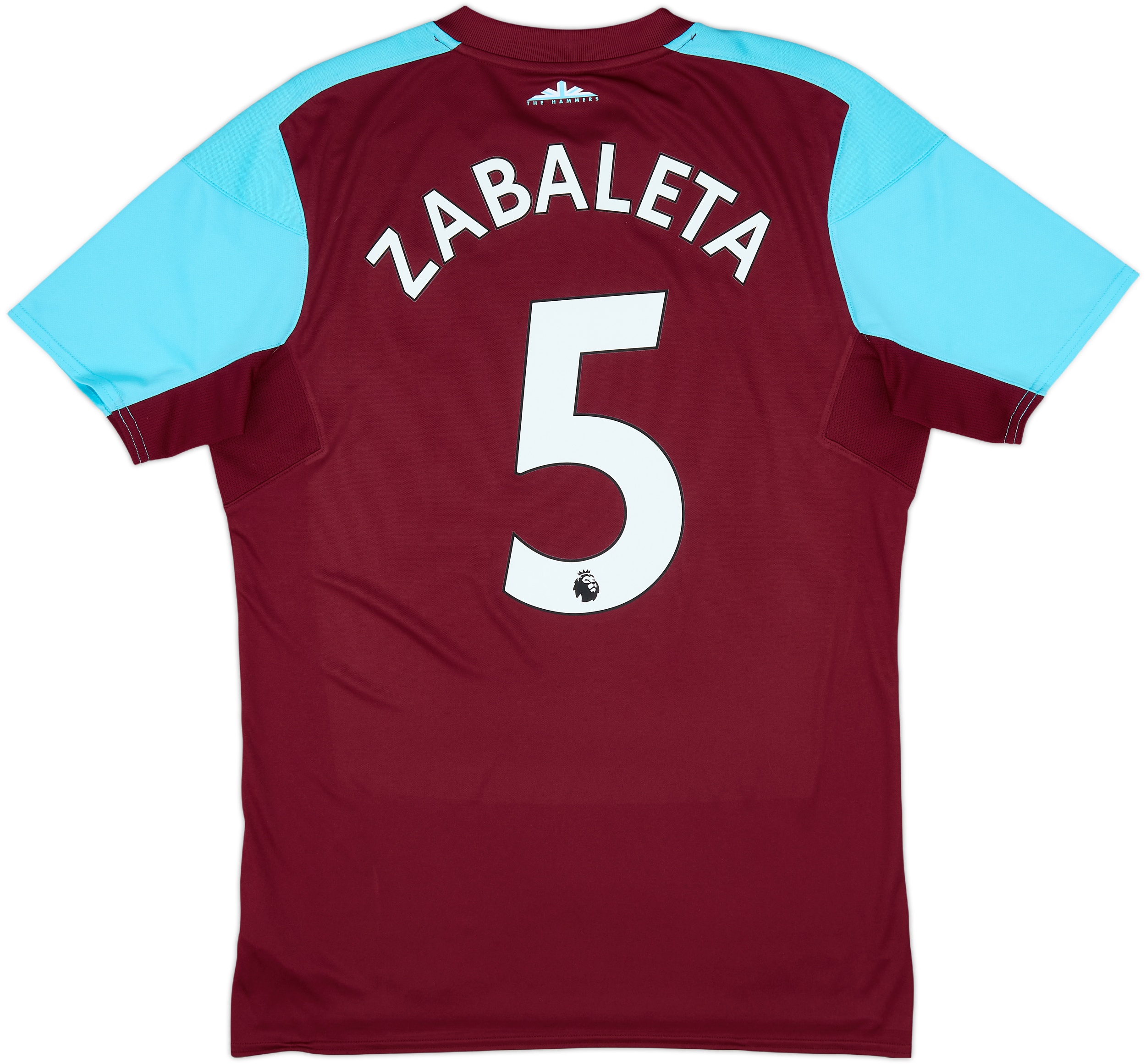 2017-18 West Ham Home Shirt Zabaleta #5 - 8/10 - (M)
