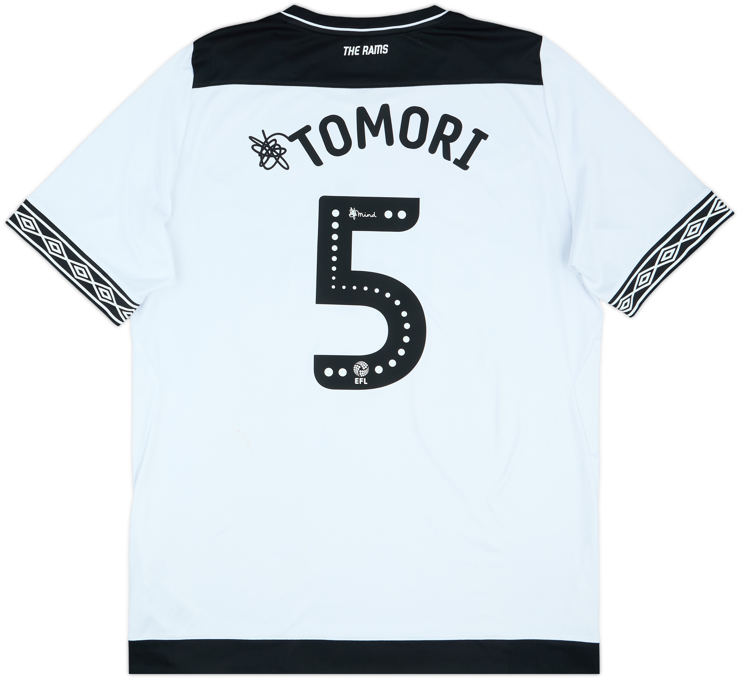 2018-19 Derby County Home Shirt Tomori #5 - 7/10 - (XL)
