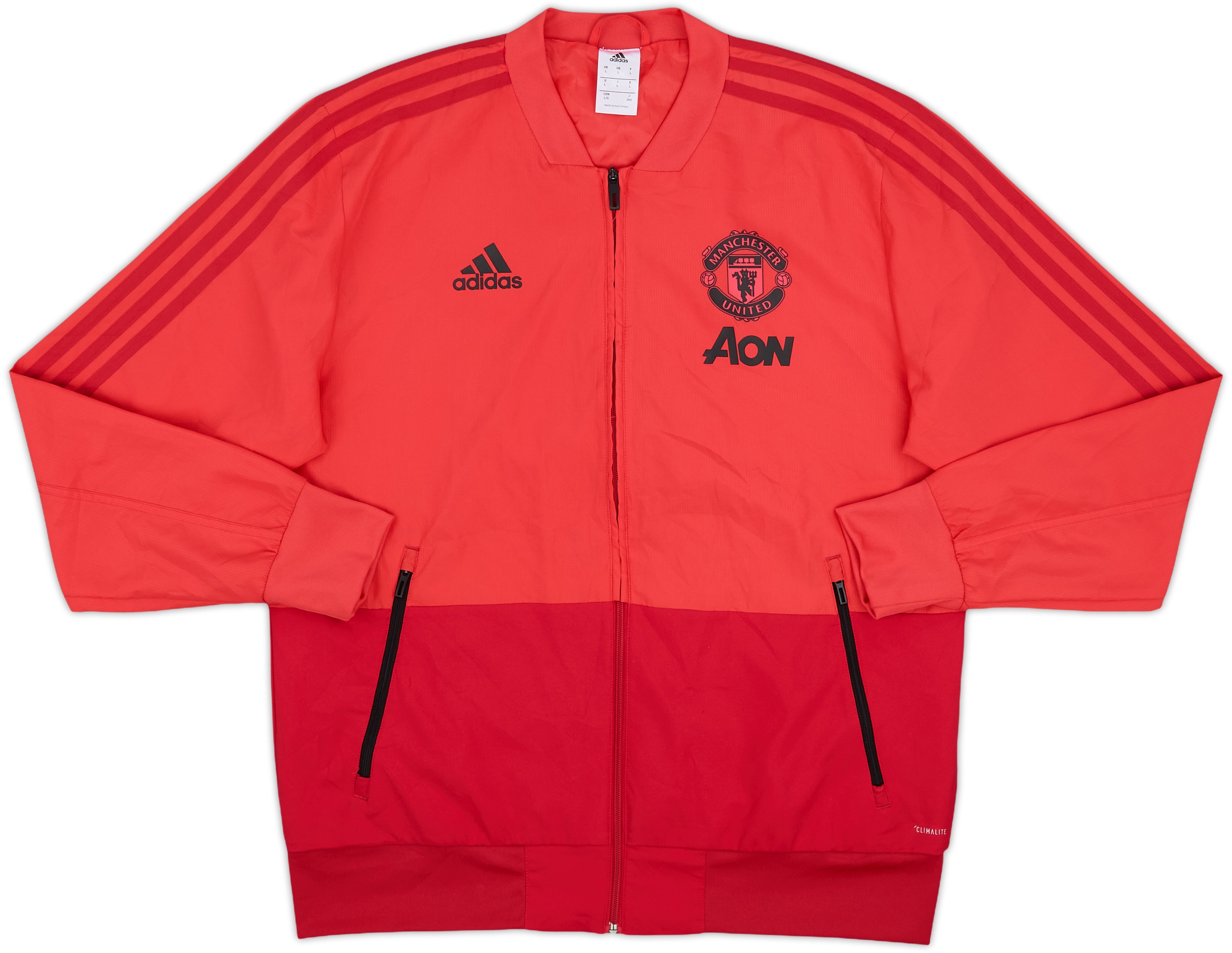 2018-19 Manchester United adidas Track Jacket - 4/10 - (L)