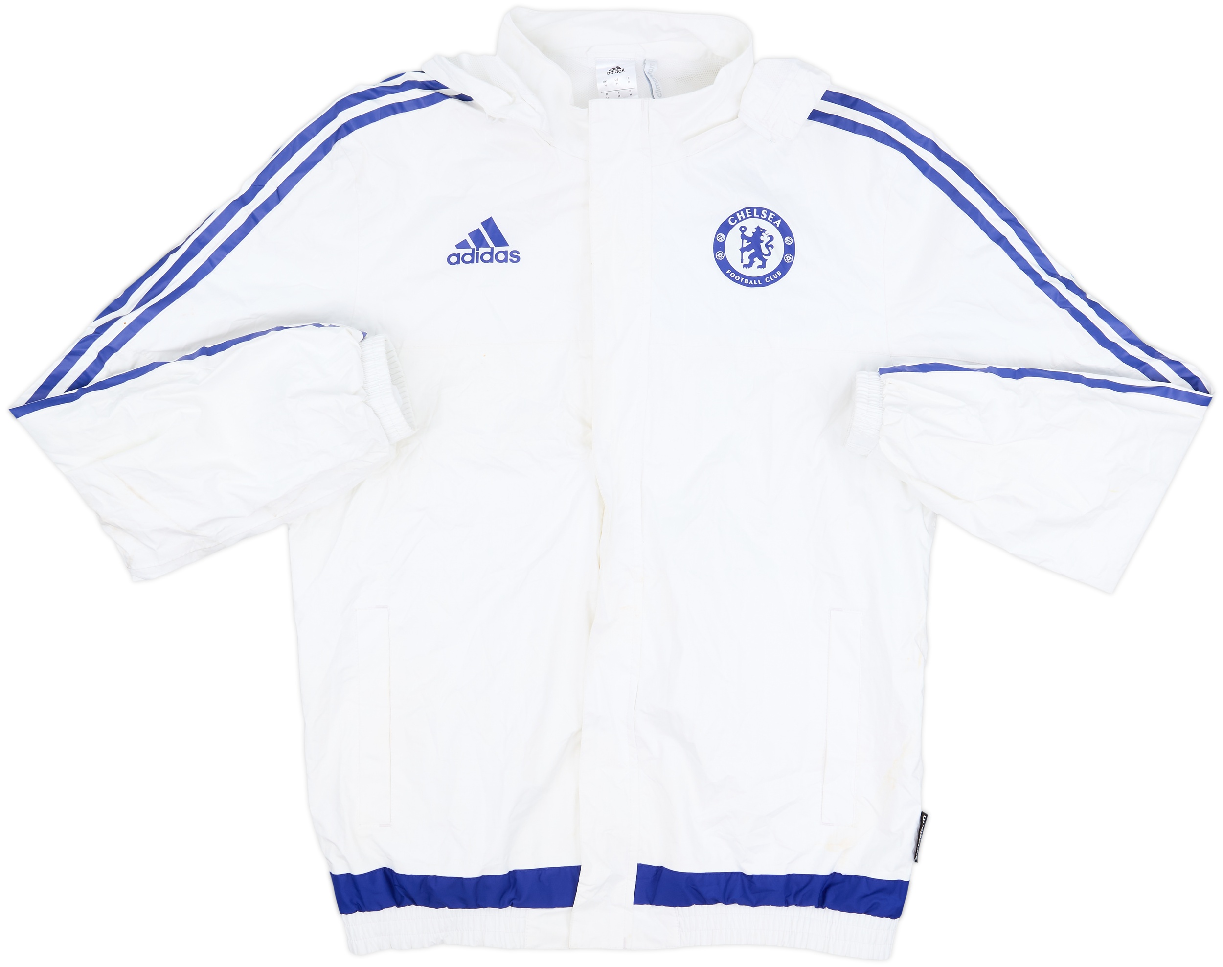 2015-16 Chelsea adidas Hooded Rain Jacket - 6/10 - (M)