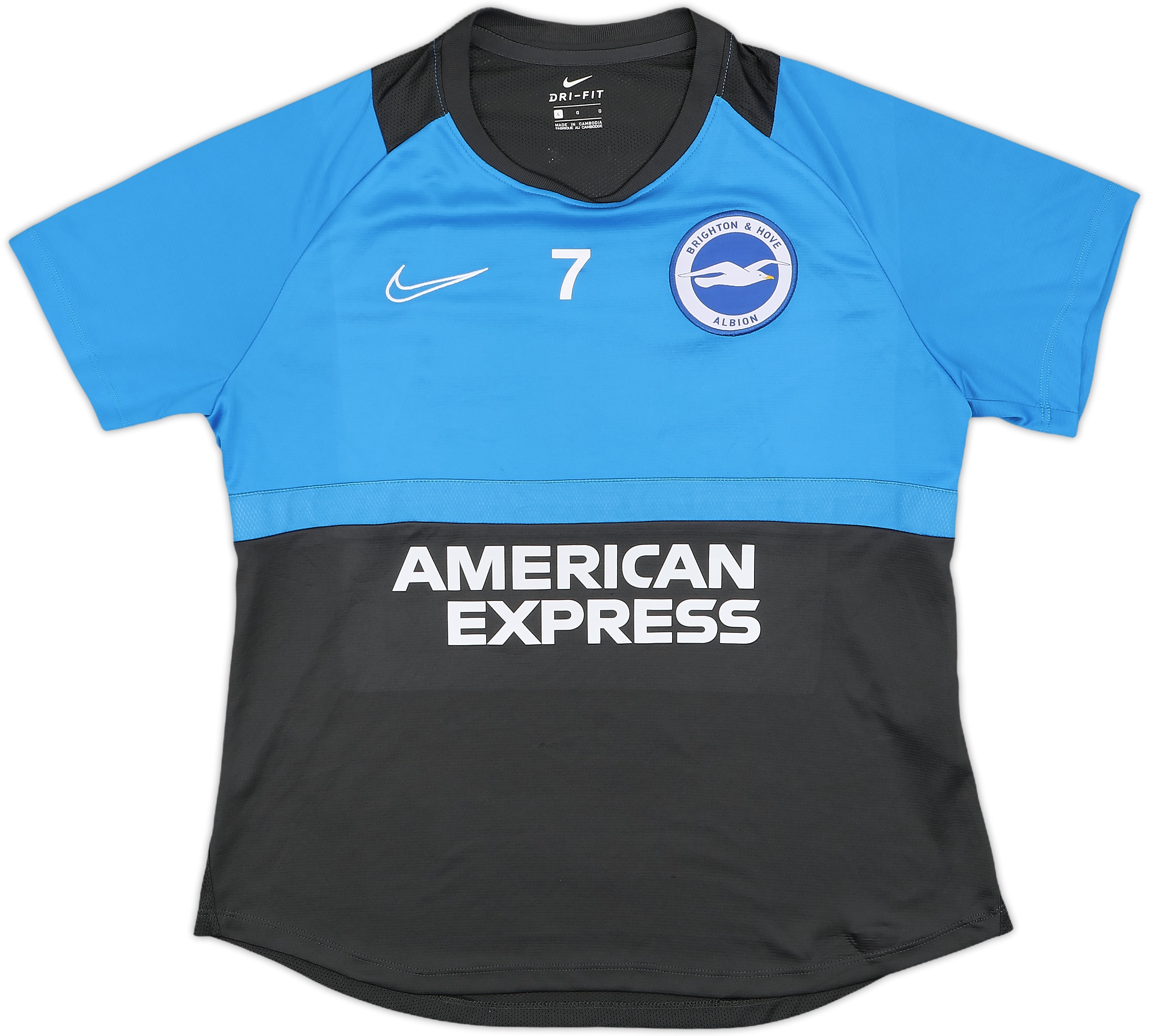 2020-21 Brighton Nike Player Issue Training Shirt #7 - 9/10 - (L)