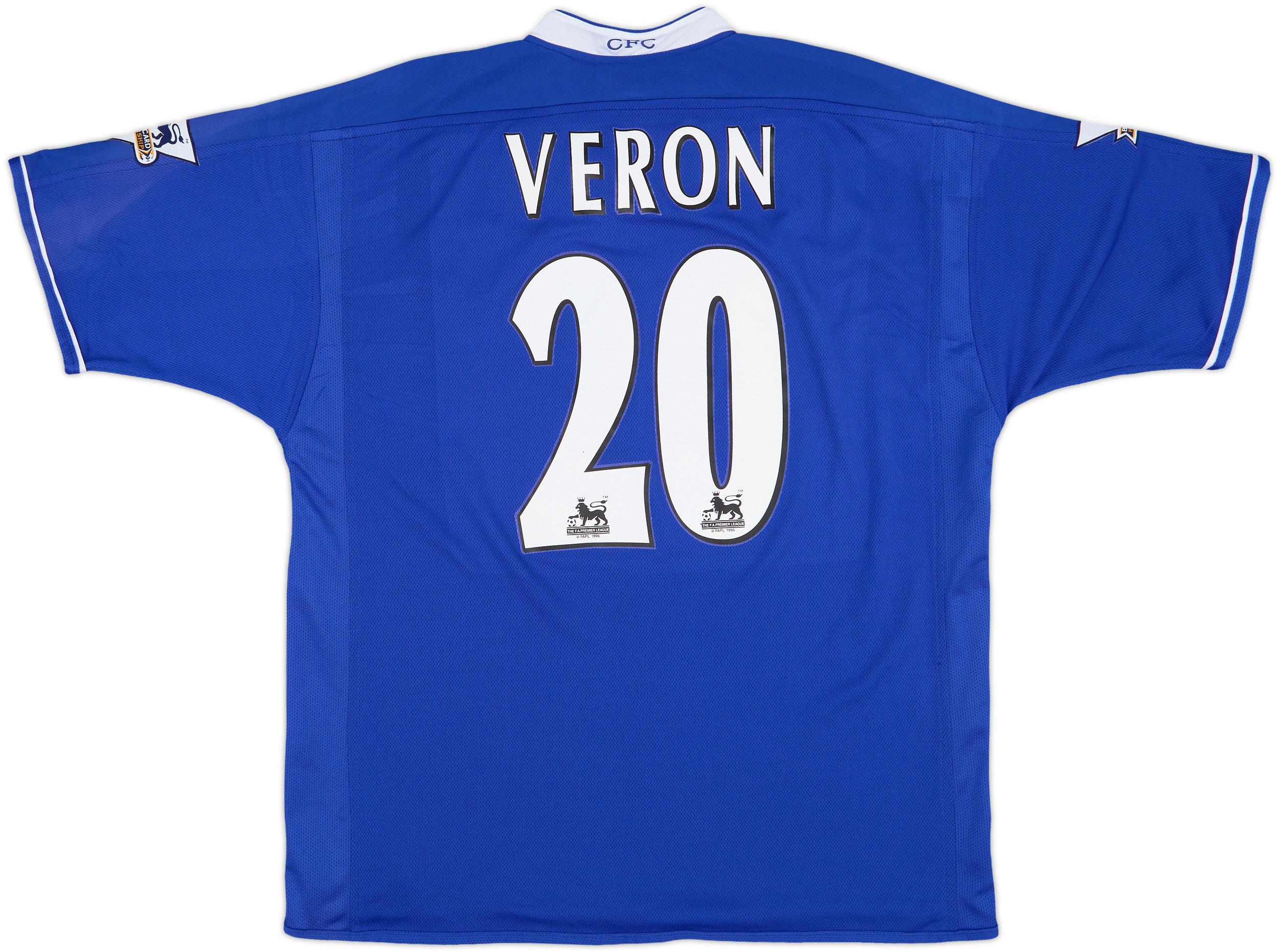 2003-05 Chelsea Home Shirt Veron #20 - 9/10 - (XL)