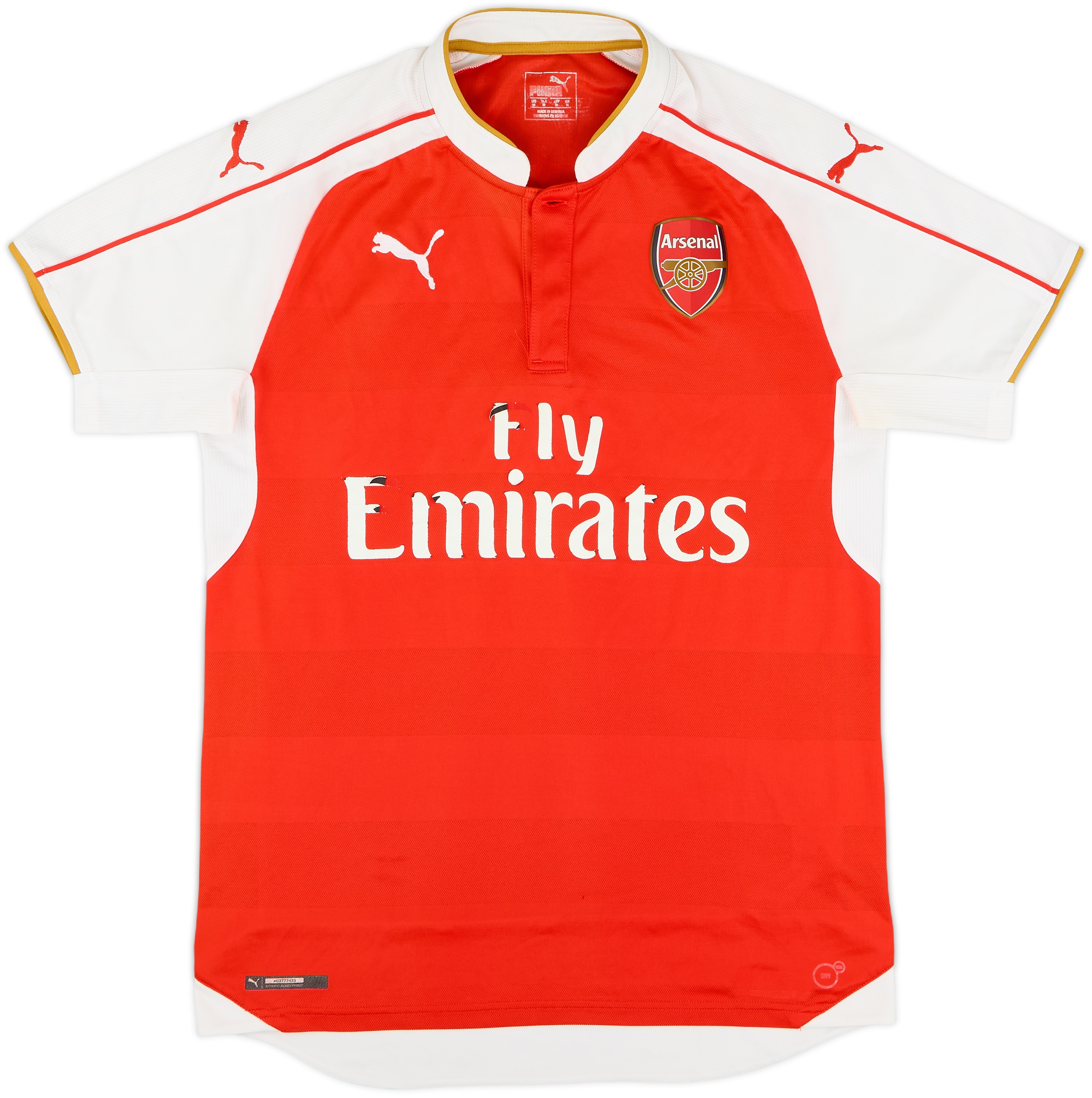 2015-16 Arsenal Home Shirt - 4/10 - (M)