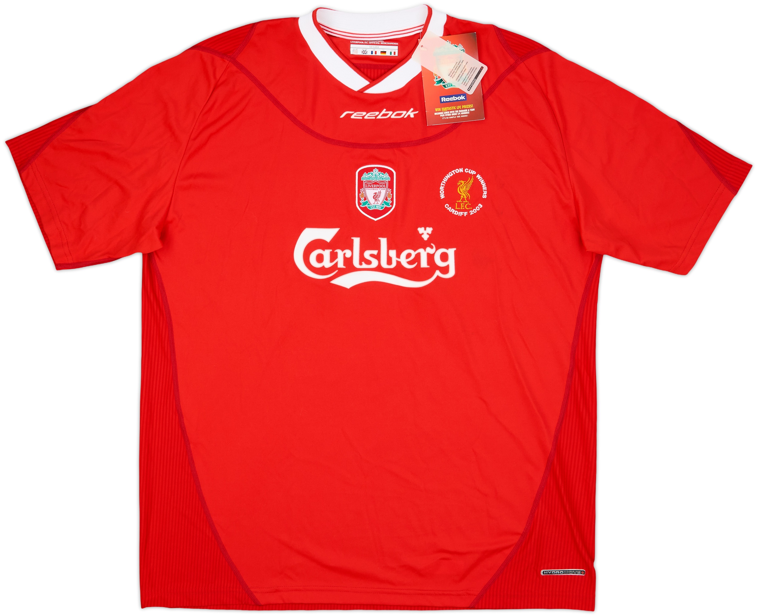 2002-04 Liverpool Worthintgton Cup Winners Home Shirt (XL)