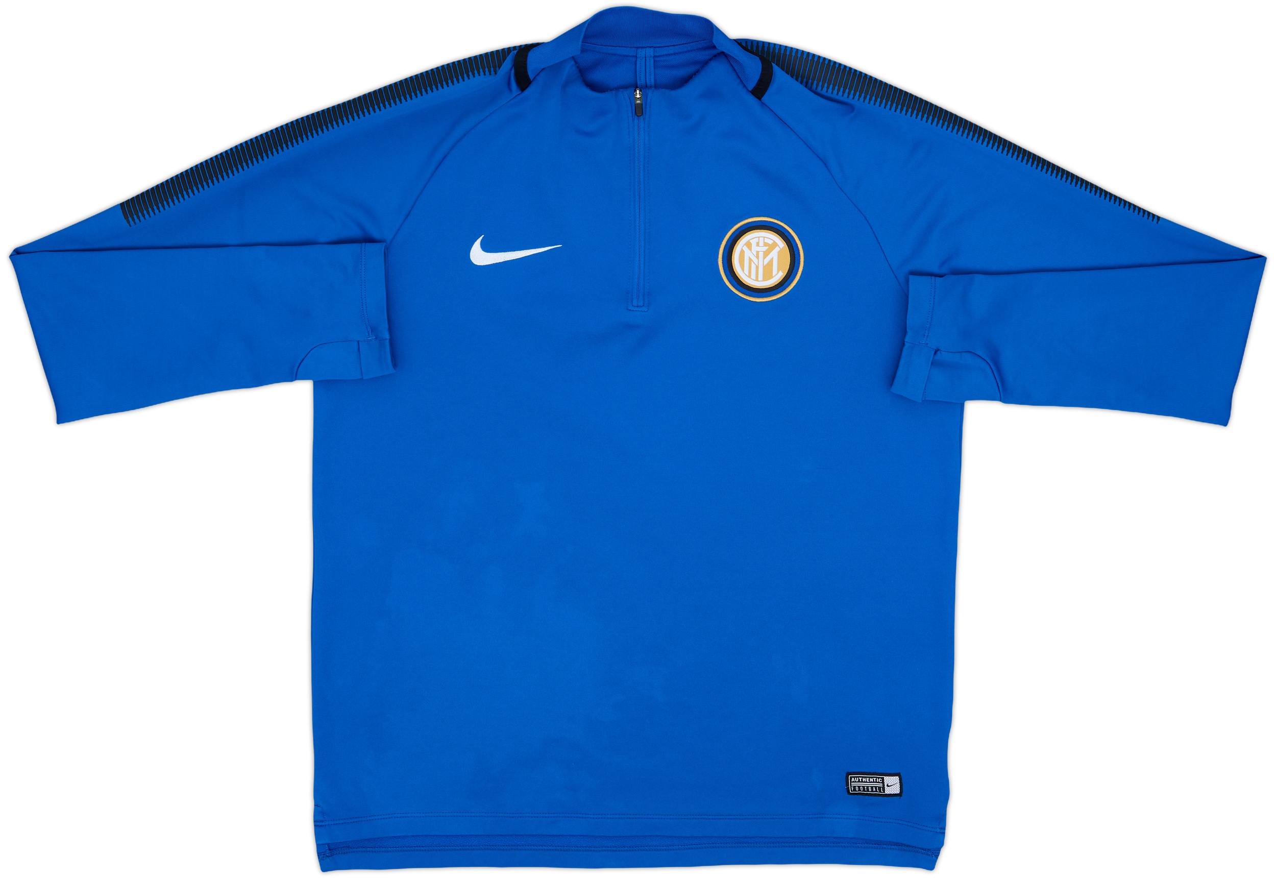 2017-18 Inter Milan Nike 1/4 Zip Drill Top - 8/10 - (M)