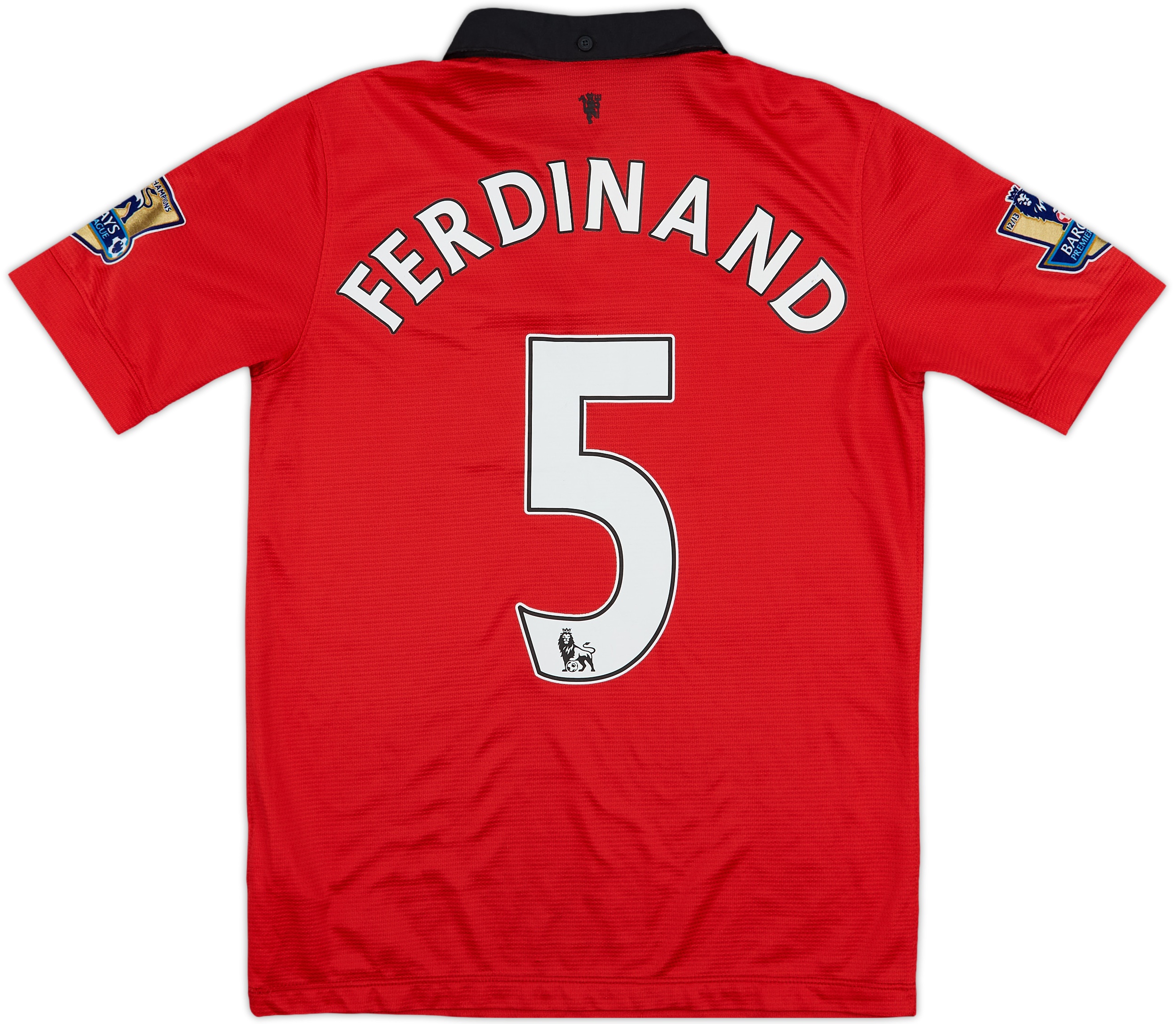 2013-14 Manchester United Home Shirt Ferdinand #5 - 6/10 - (L.Boys)