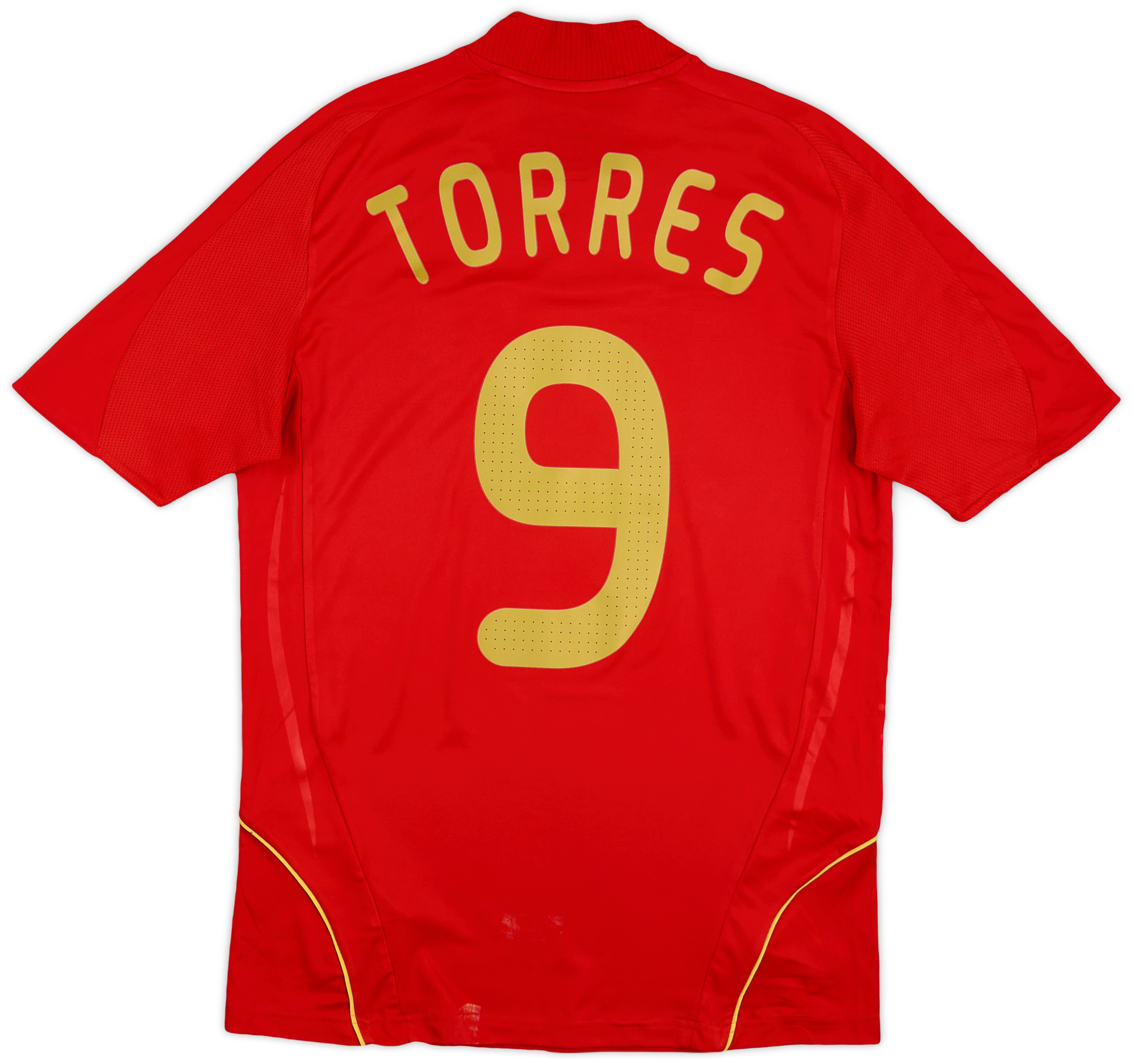 2007-09 Spain Home Shirt Torres #9 - 6/10 - (S)