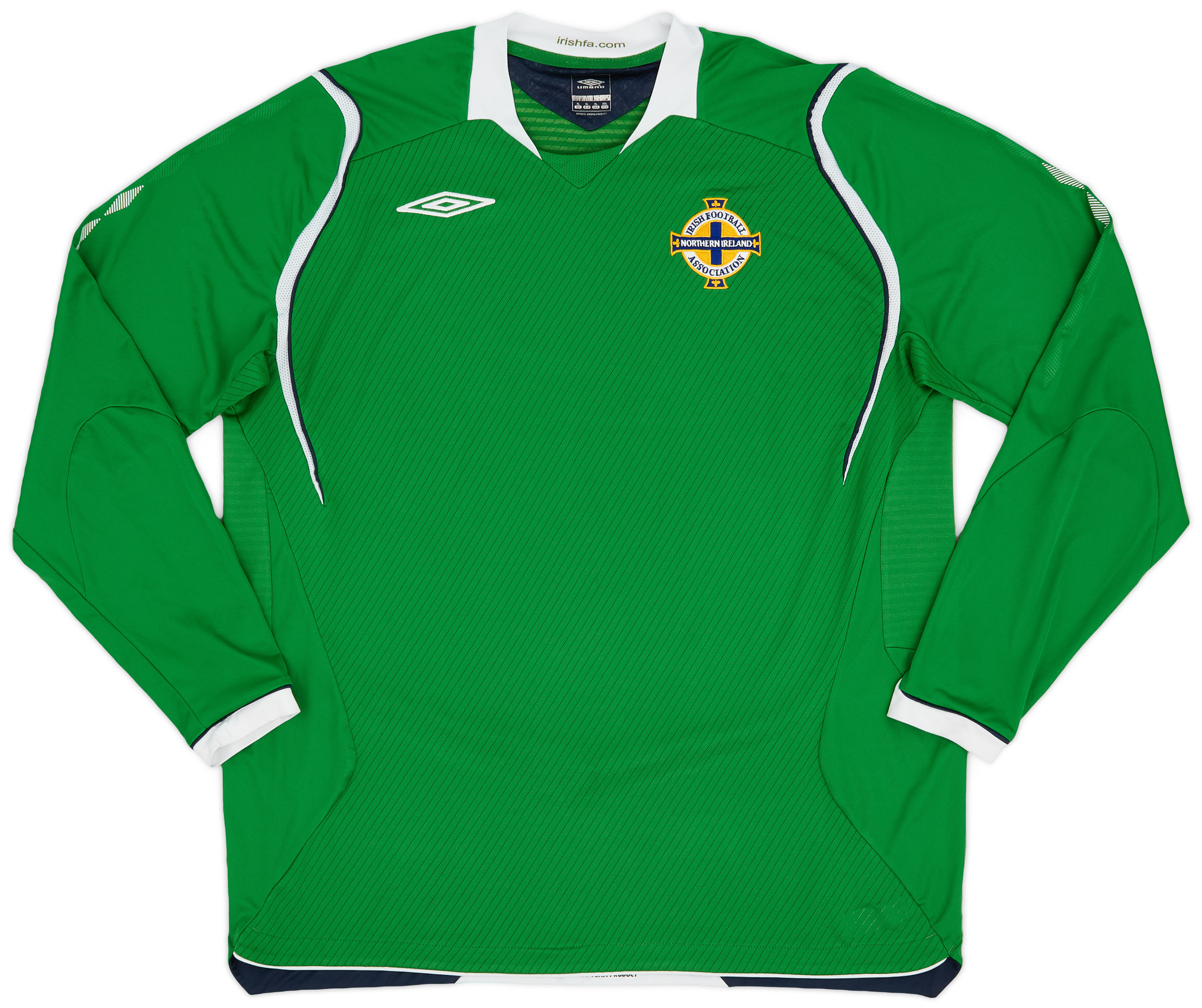 2008-10 Northern Ireland Home L/S Shirt - 9/10 - (XL)