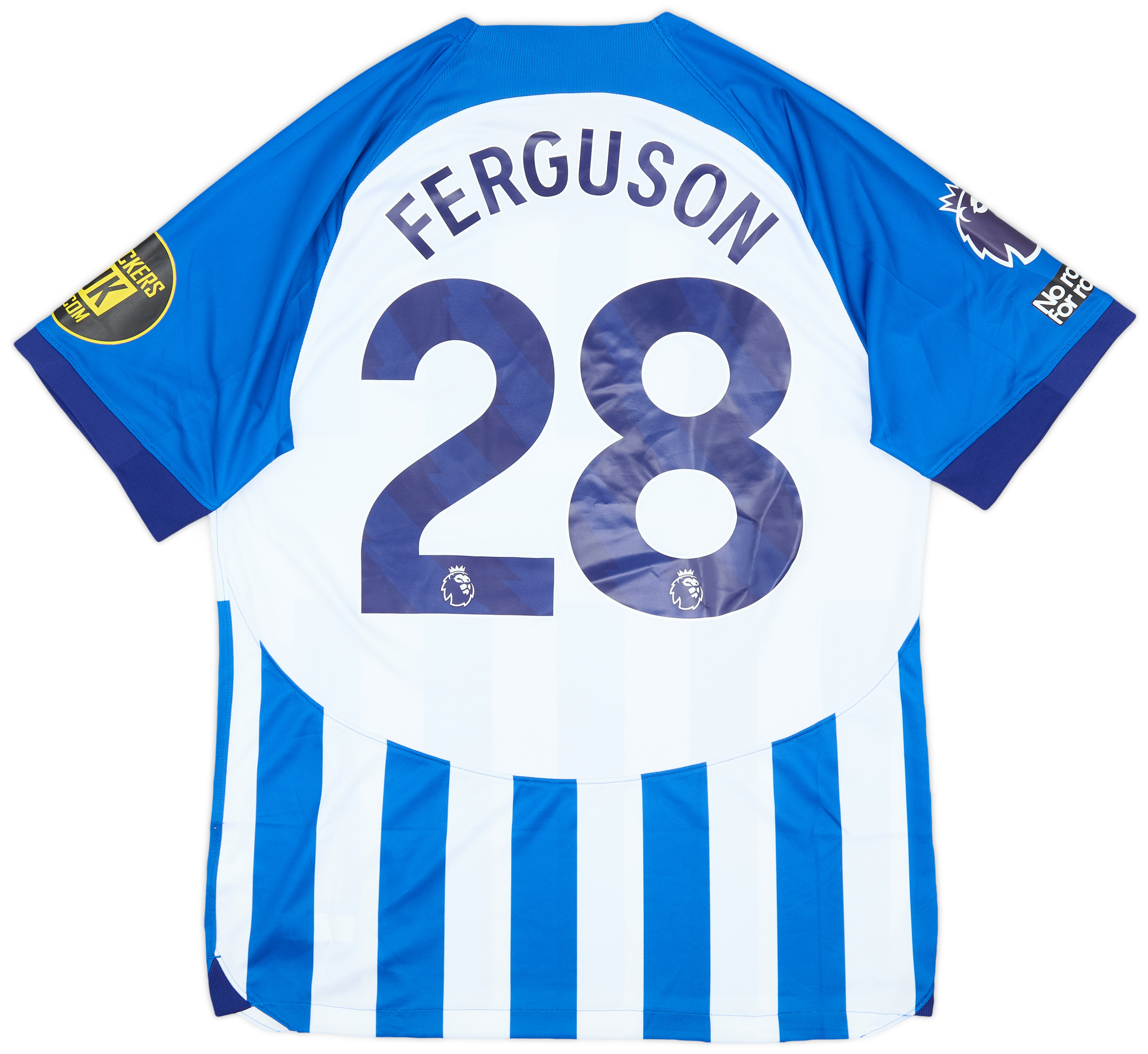 2023-24 Brighton Match Issue Home Shirt Ferguson #28