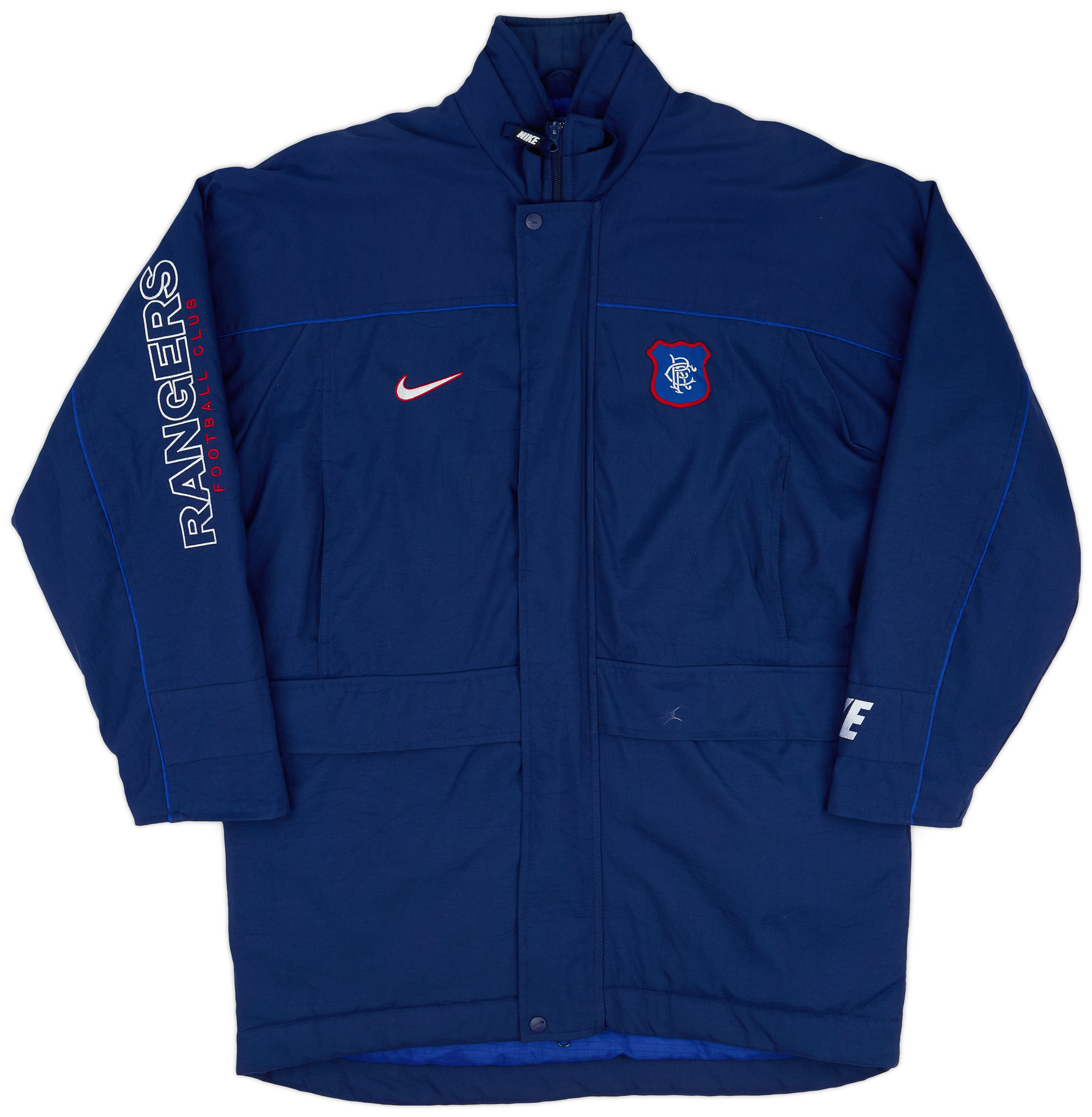 1997-98 Rangers Nike Padded Bench Coat - 9/10 - (M)