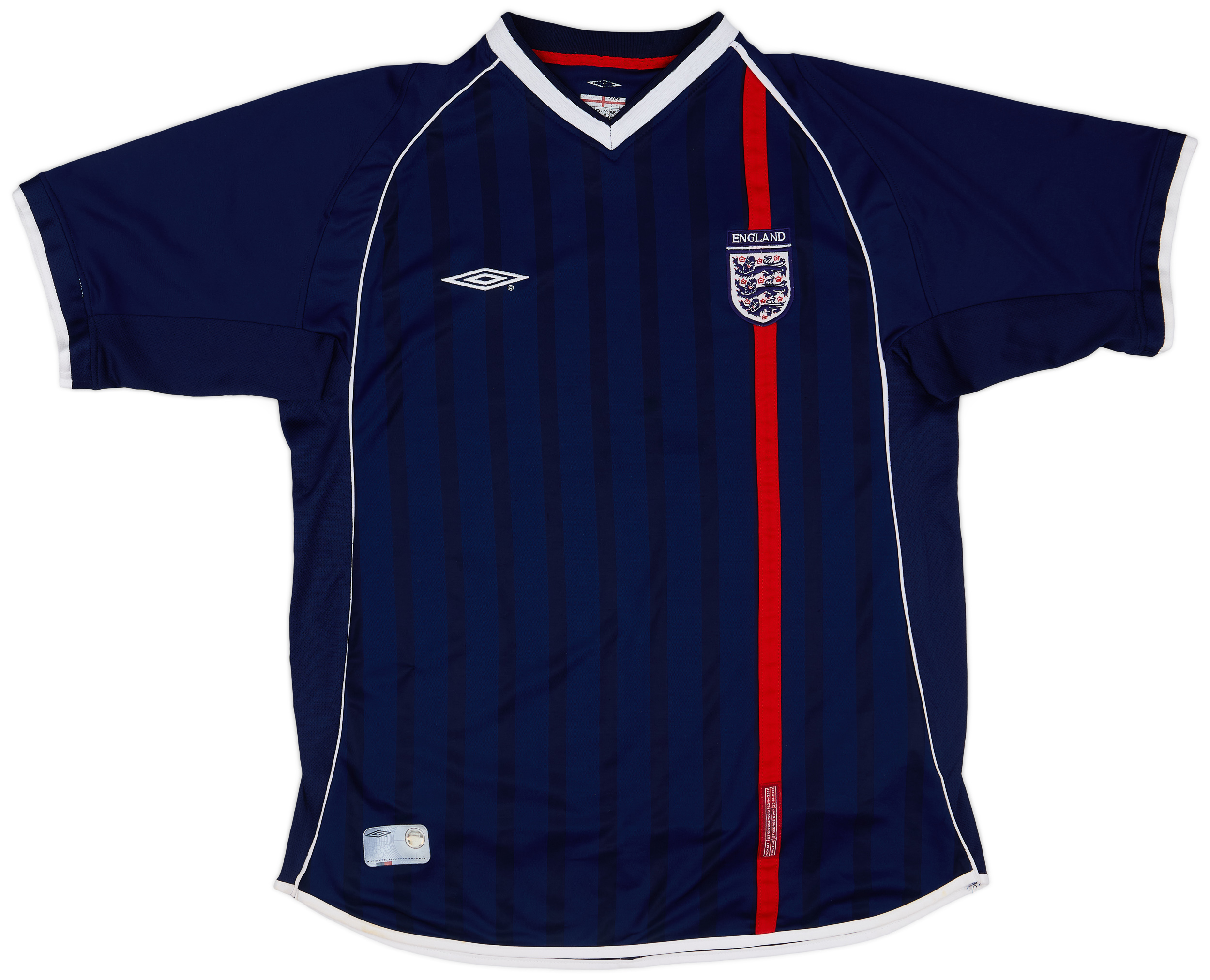 2002-03 England Umbro Training Shirt - 9/10 - (XL)