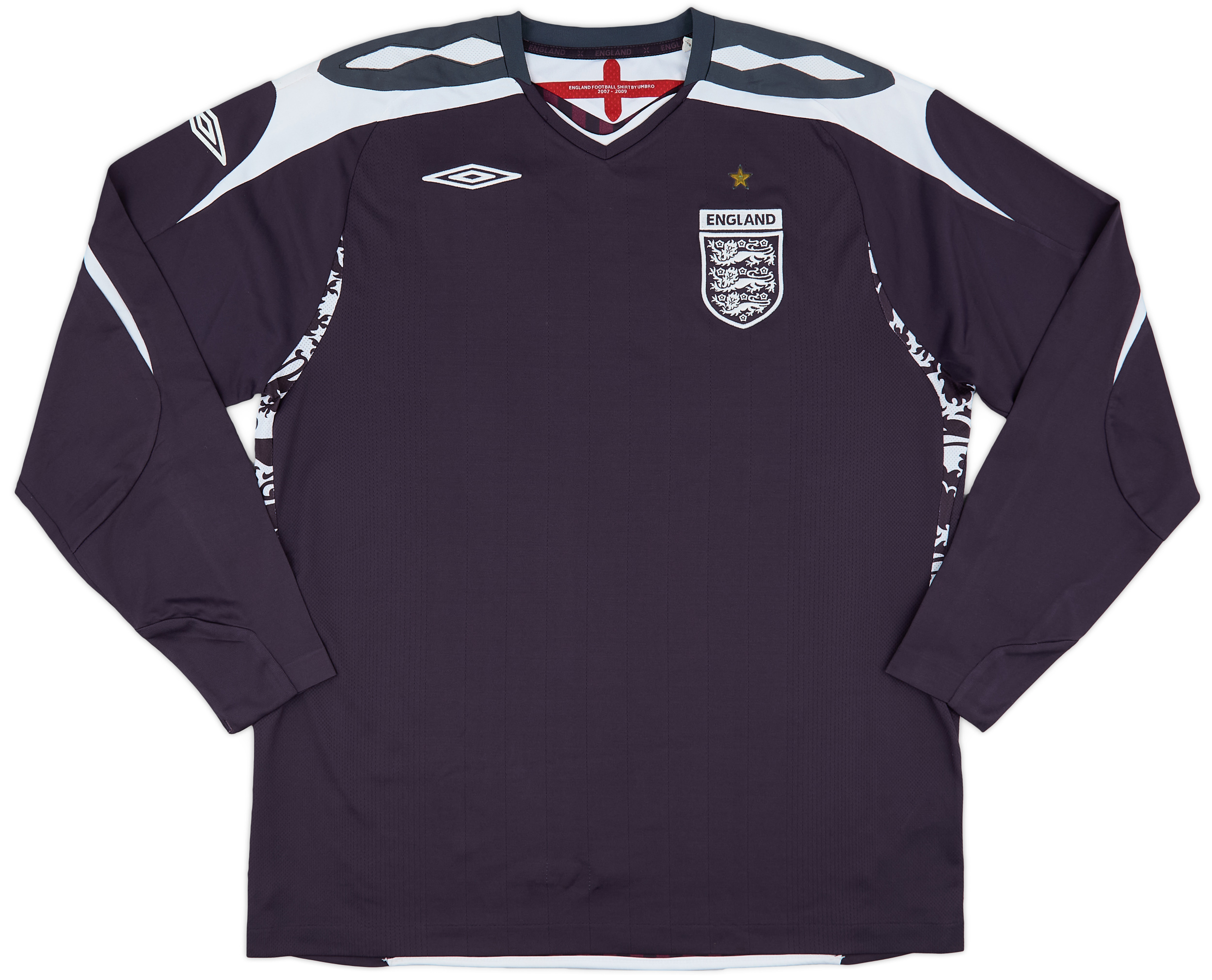 2007-09 England GK Shirt - 9/10 - (XL)