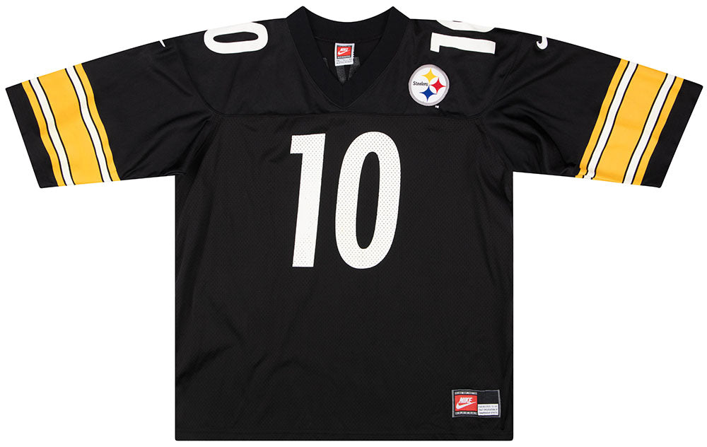 1997-00 Pittsburgh Steelers Stewart #10 Nike Jersey (Home) L